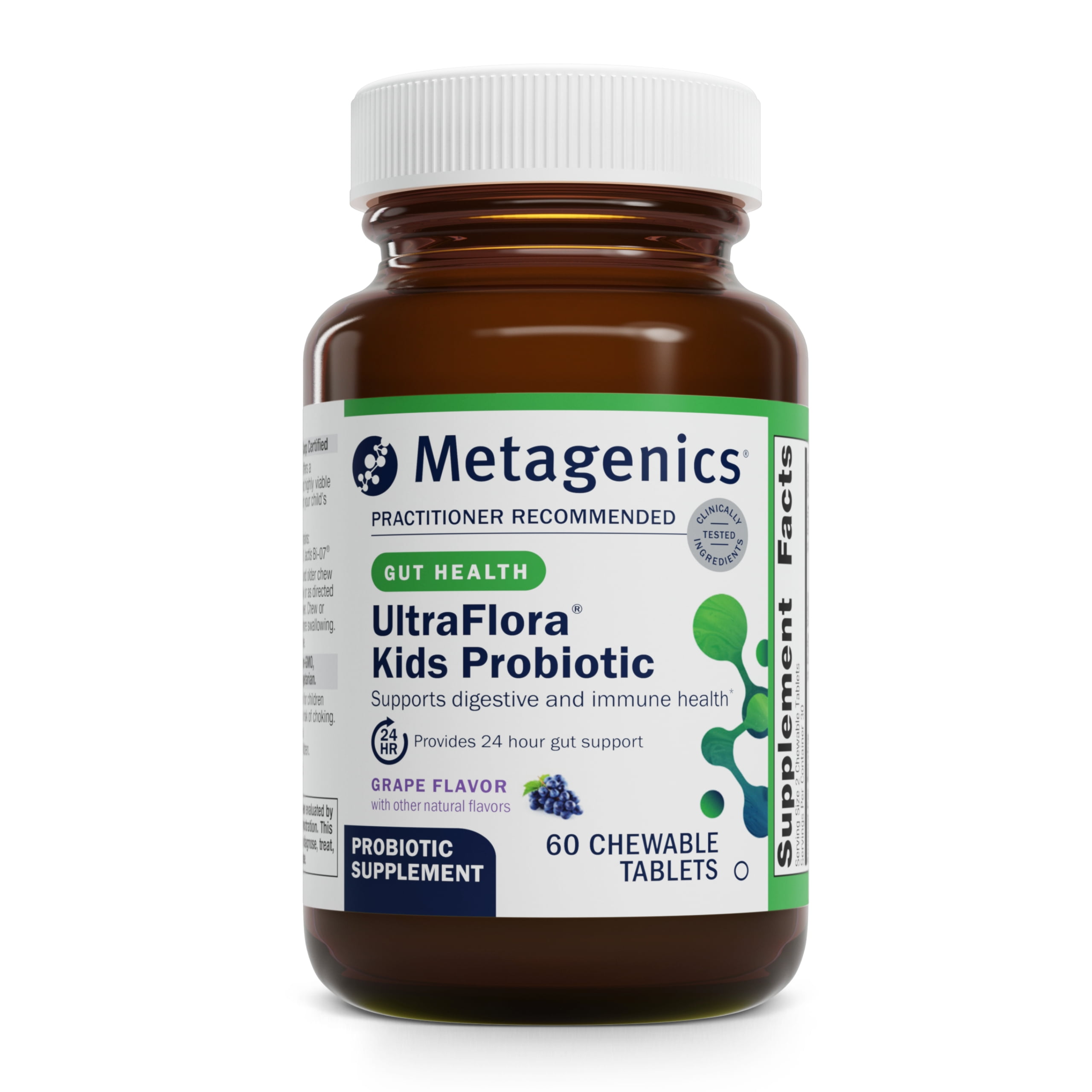 Metagenics UltraFlora Kids Probiotic - 10 Billion CFU - Children's ...