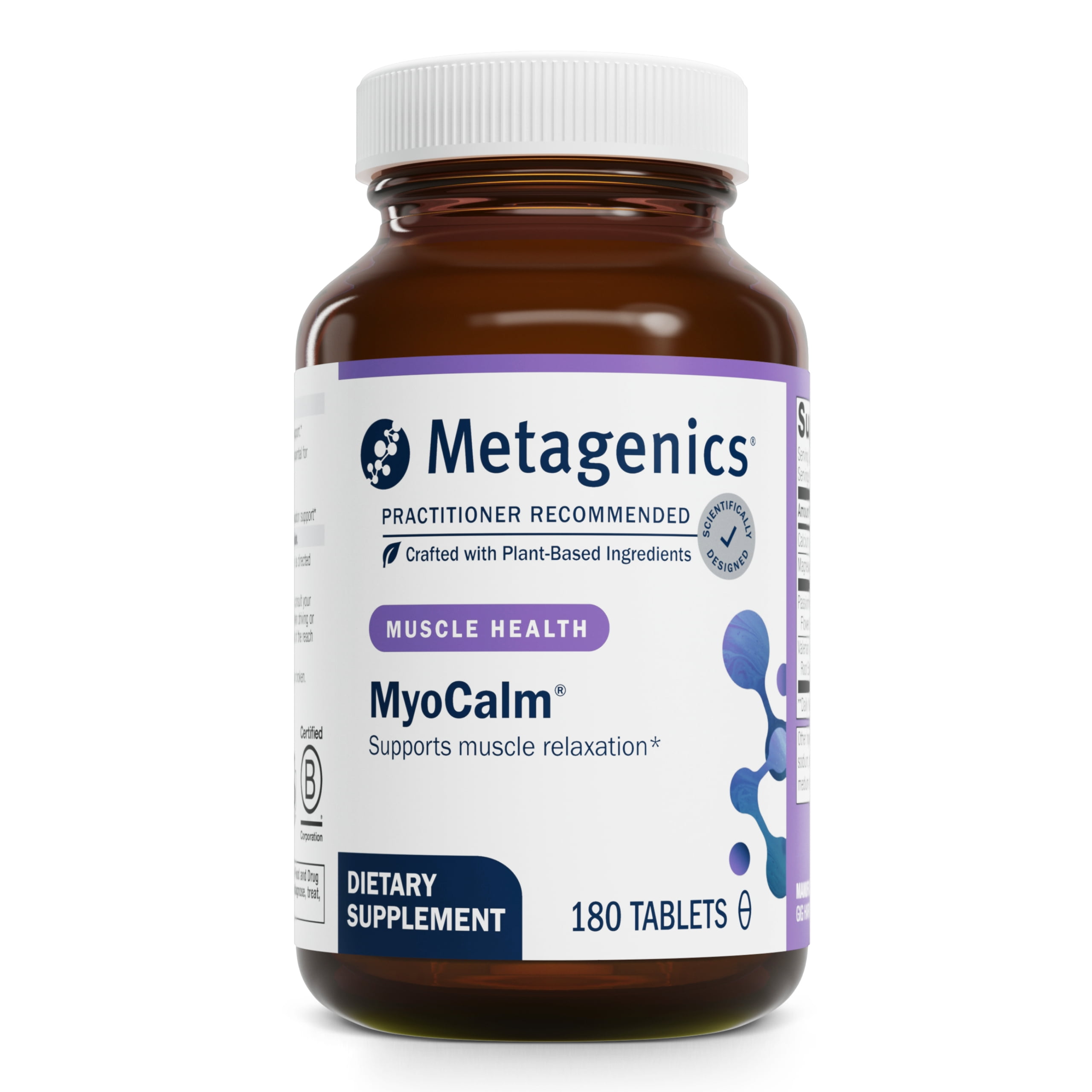 Metagenics MyoCalm - Muscle Support* - Calcium & Magnesium Supplement ...