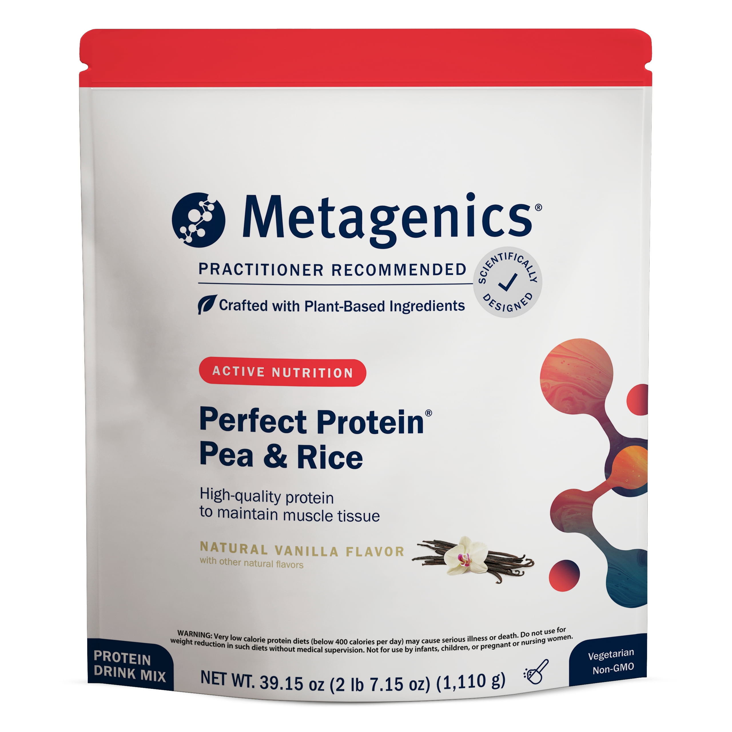 Metagenics Perfect Protein Pea & Rice - Featuring OptiProtein, a ...