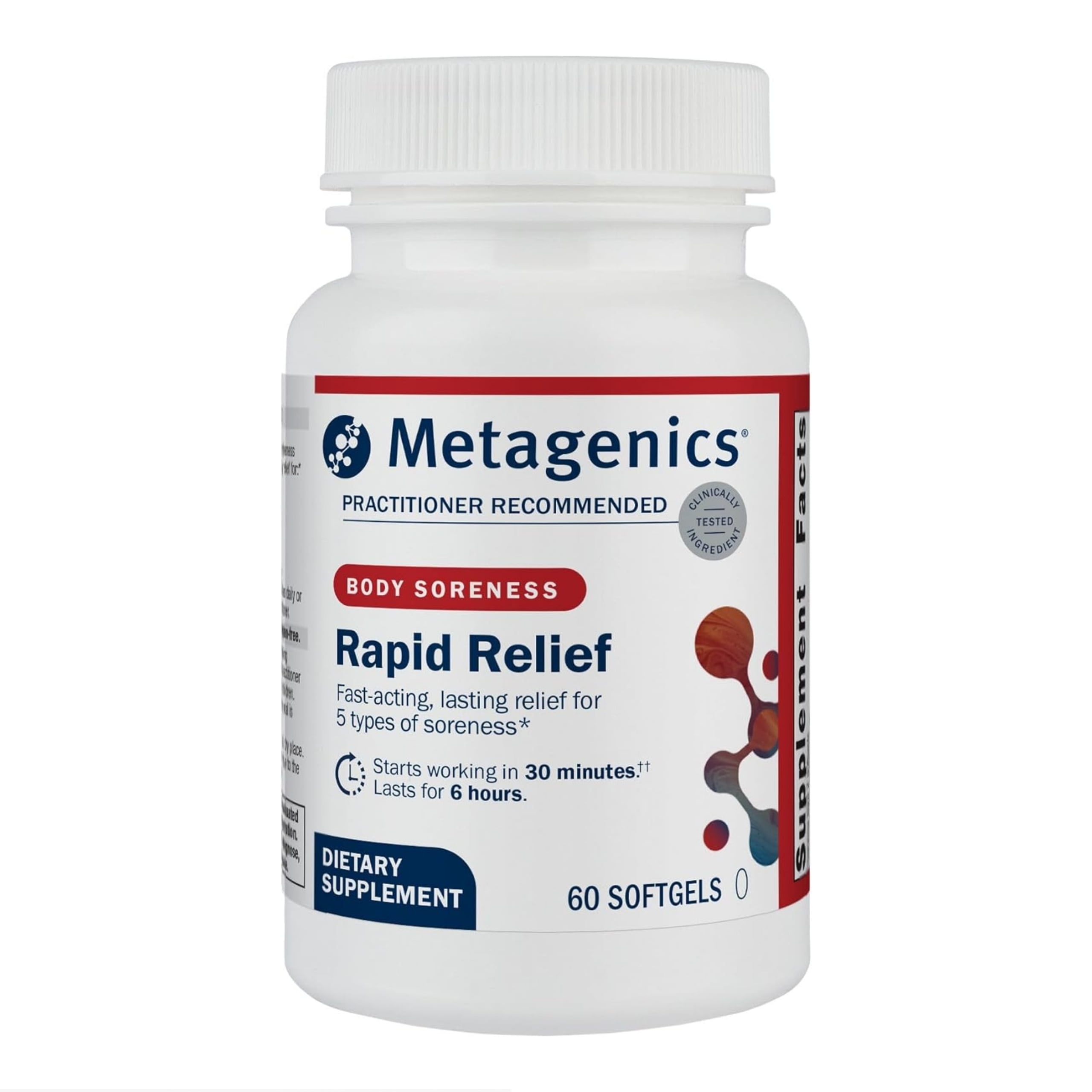 Metagenics Rapid Relief - Herbal Supplement for Occasional Discomfort ...