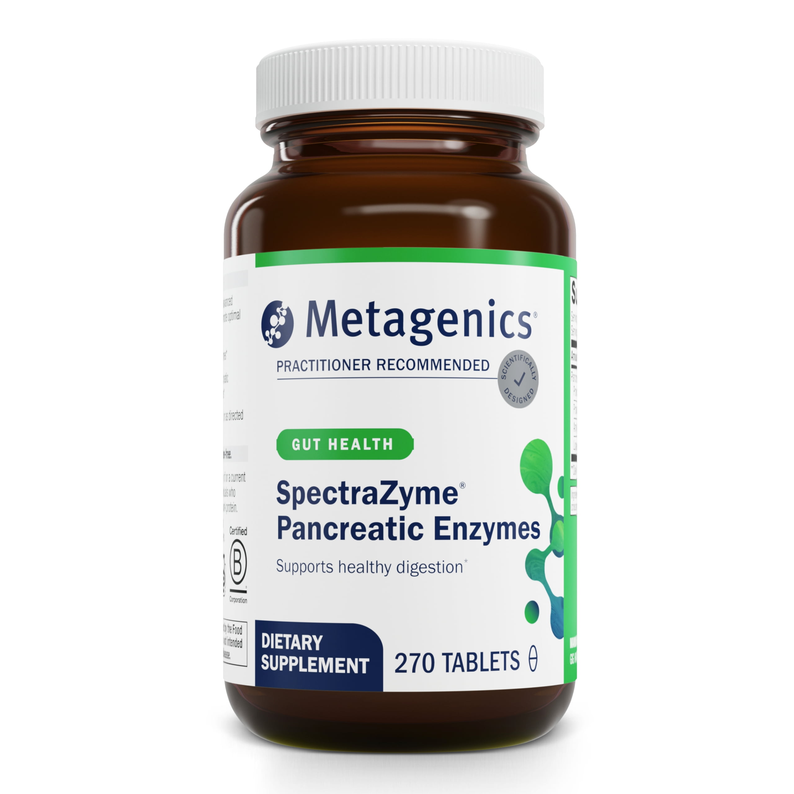 Metagenics SpectraZyme Pancreatic Enzymes - Digestion Supplement* - Pancreatic & Digestive ...