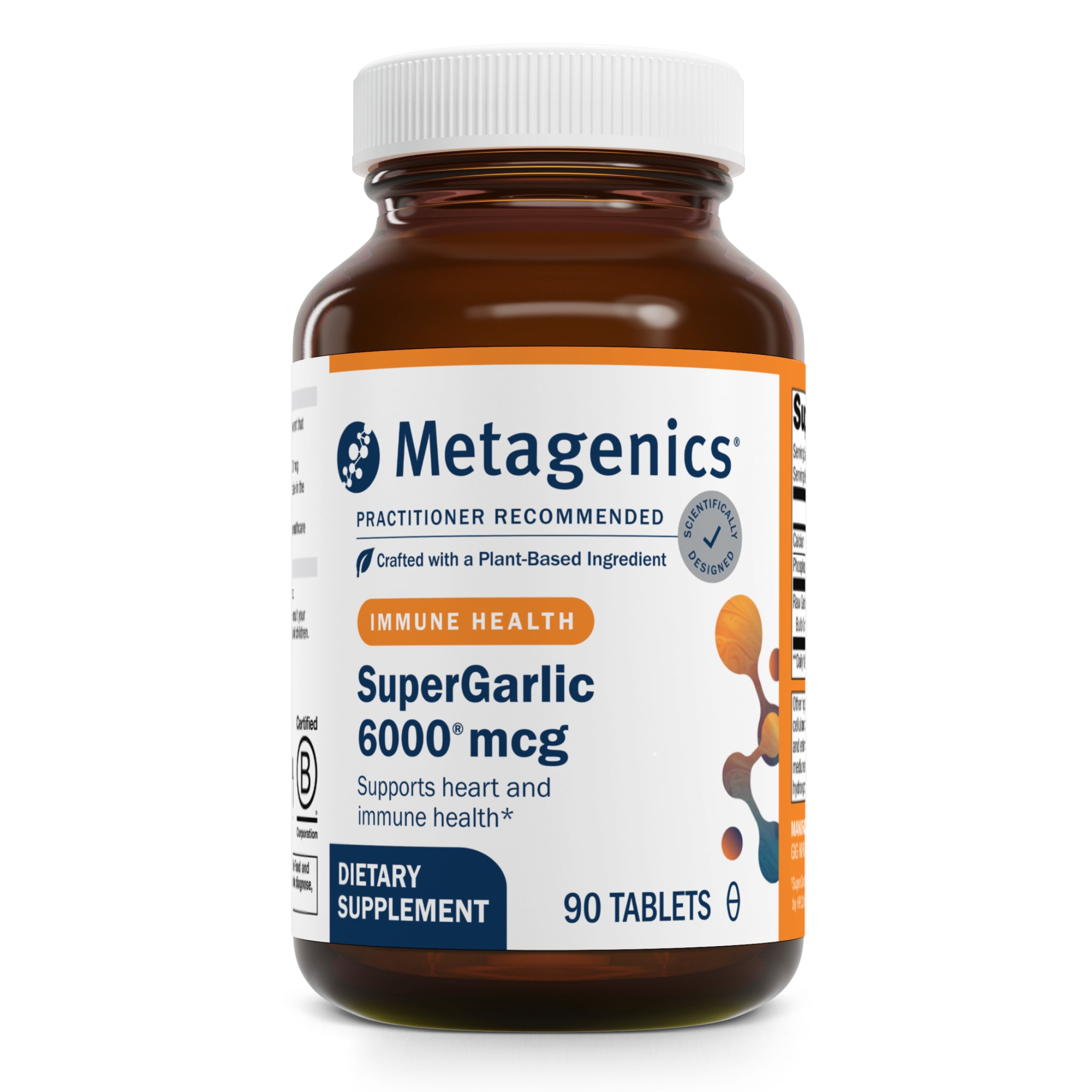 Metagenics SuperGarlic 6000 - Super Concentrated 6000 mcg Allicin ...