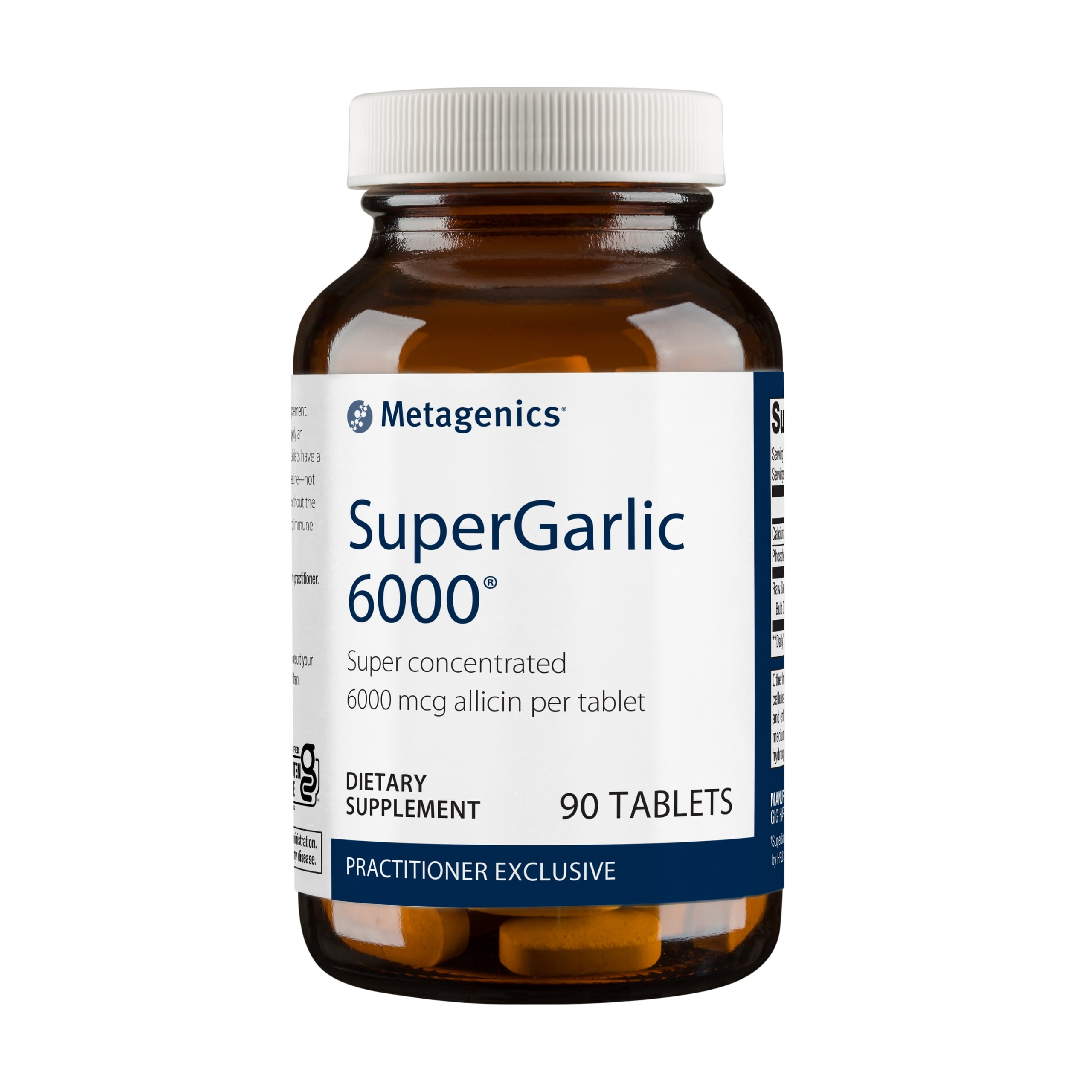 Metagenics SuperGarlic 6000 - Super Concentrated 6000 mcg Allicin ...