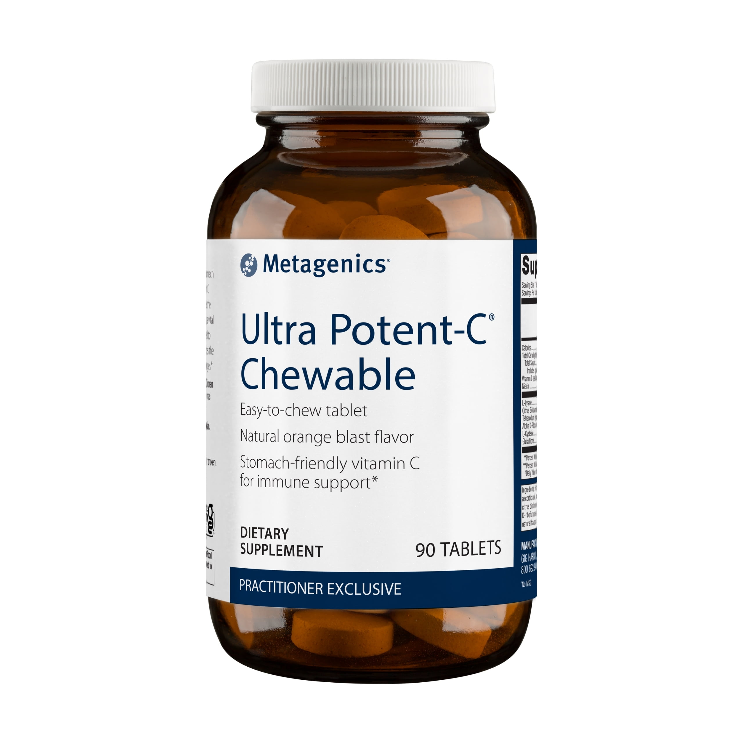 Metagenics Ultra Potent-C Chewable - For Immune & Antioxidant Support ...