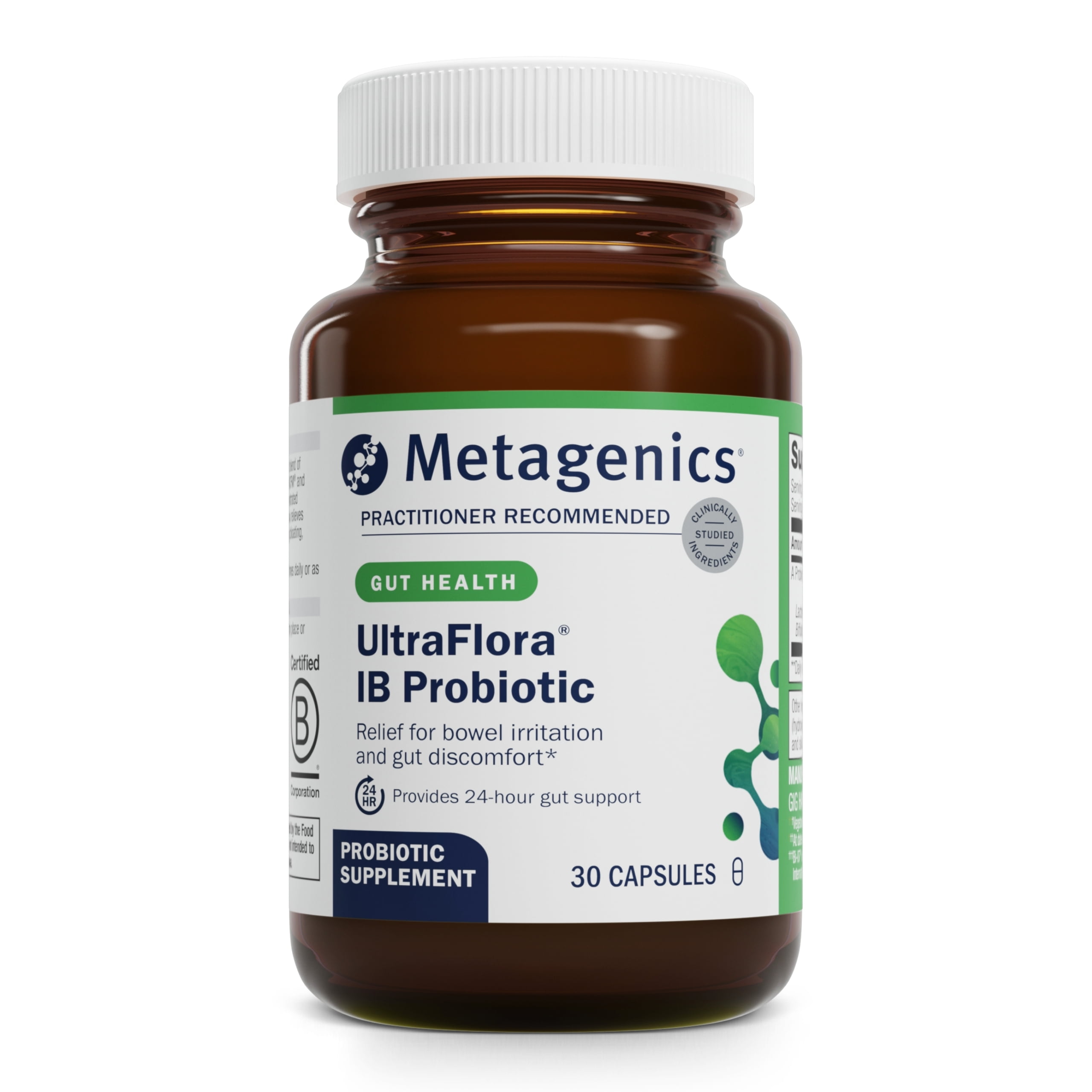 Metagenics UltraFlora IB - Relief for Occasional Intestinal Distress ...