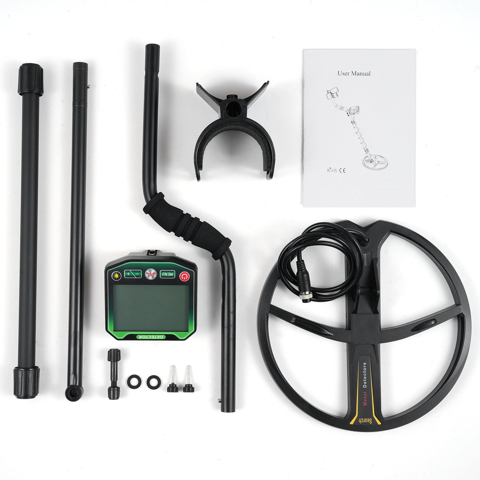 Metal ,10'' Coil And Sensitivity And Metals | 4 Modes | Includes And ...