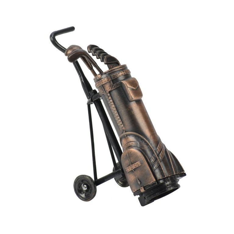 Metal 2 Wheel Golf Bag Push Cart Desk Pencil Sharpener Die Cast Collectible Gift Walmart