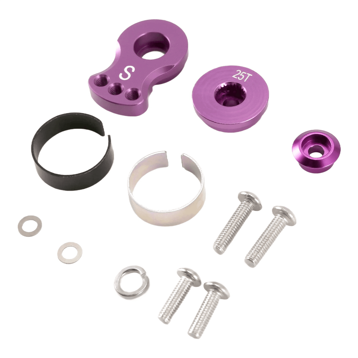 Metal 25T Adjustable Servo Saver Arm Horn for -4 Axial SCX10 1/10 RC ...