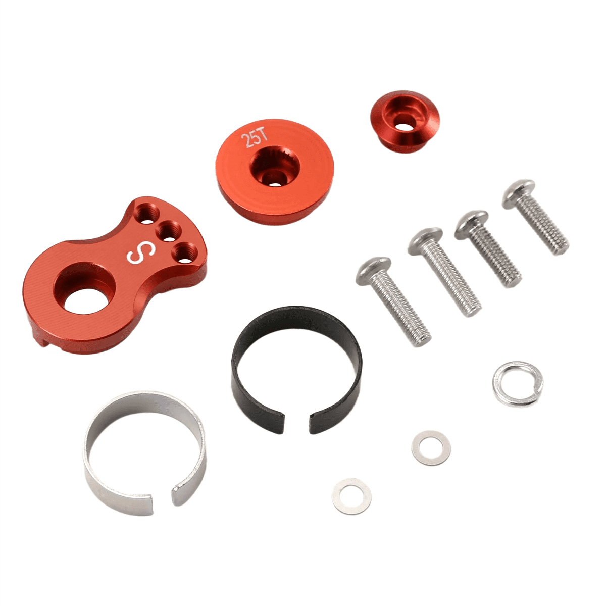Metal 25T Adjustable Servo Saver Arm Horn for -4 Axial SCX10 1/10 RC ...