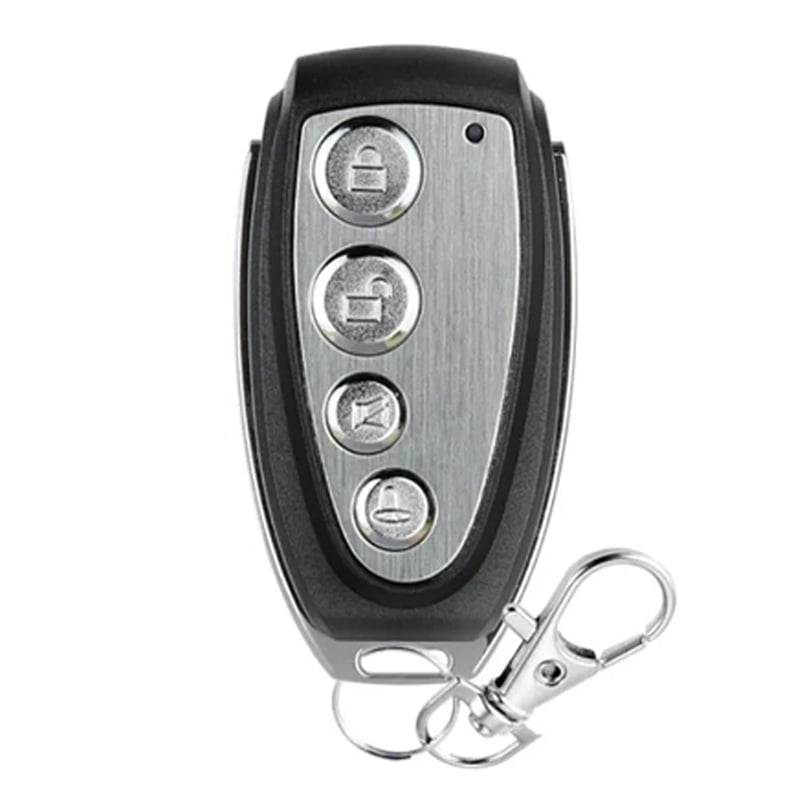 Metal 433 MHz Garage Door Opener 4 Buttons Clone Copy Code RF Wireless Universal Remote Control ...