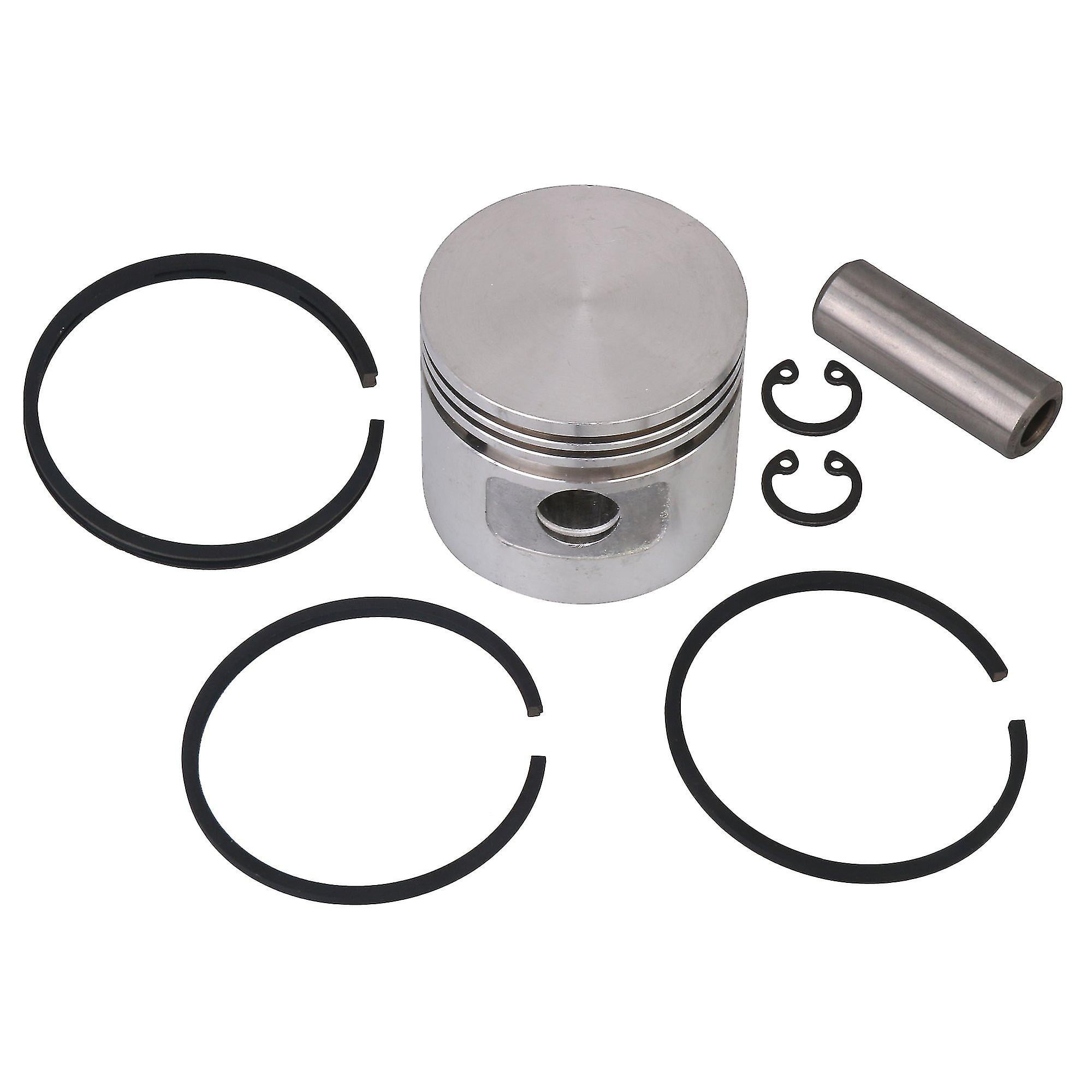 Metal 47 Piston Replacement with Rings Pin Circlips for Air Compressor ...