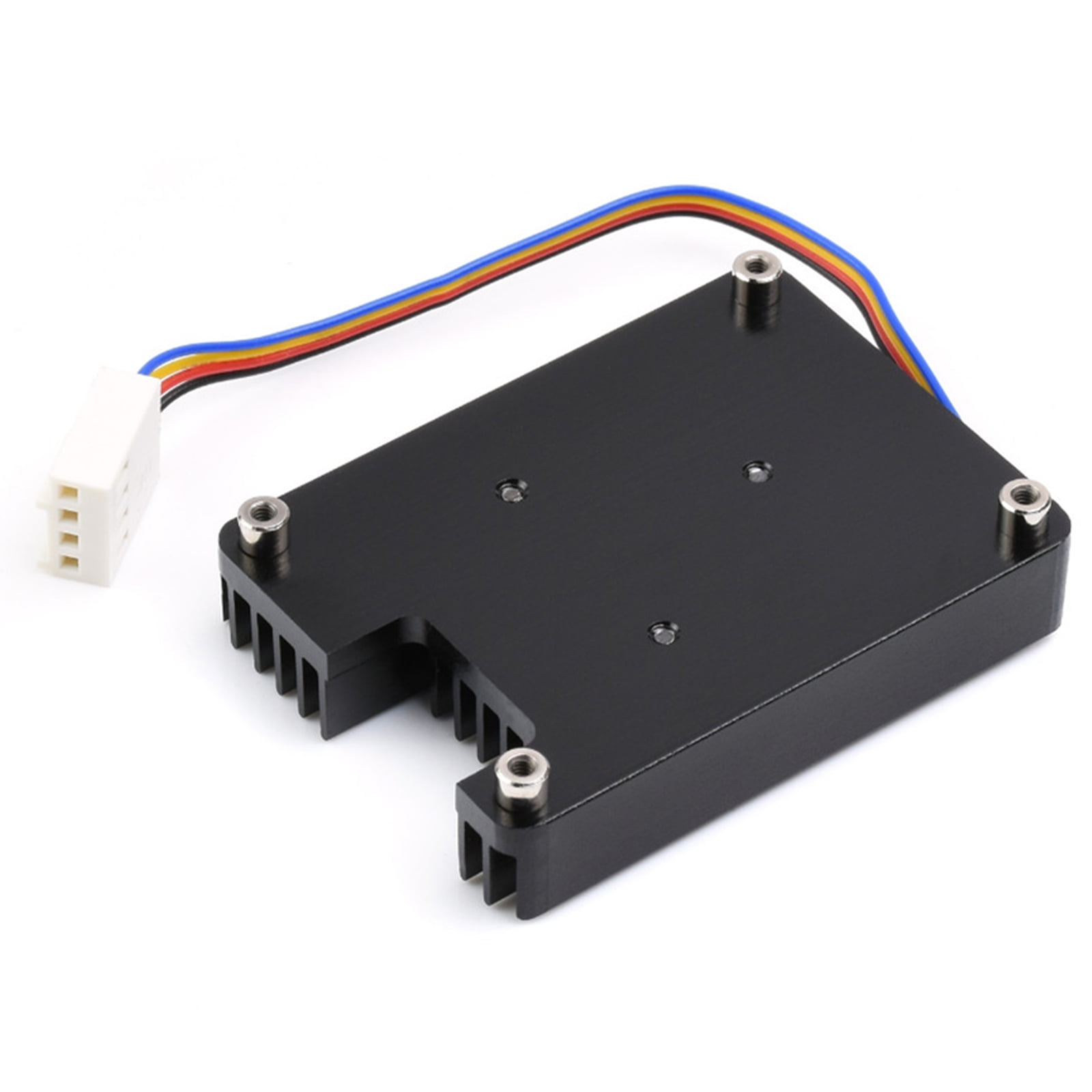 Metal 4Pins Embedded Heatsink Cooler Radiator PWM Fan for Raspberry Pi ...