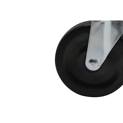 Metal 9785 9785E Spring Loaded Gate Caster, 4-Inch, Black - Walmart.com