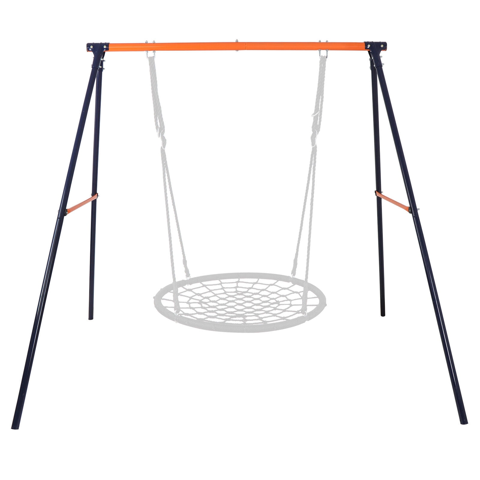 Metal A-Frame Swing Set Frame Stand Fun Play Chair Kids Children ...
