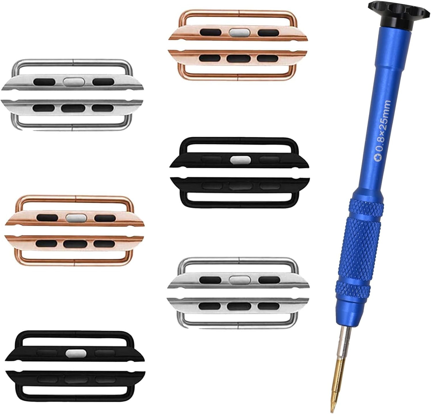 Metal Adapter for Apple Watch Bands, Stainless Steel Connector ...