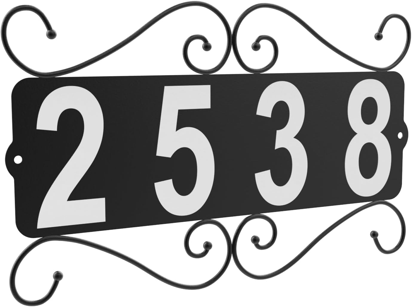 Metal Address Plaque, Address Number, Waterproof, Horizontal & Vertical ...