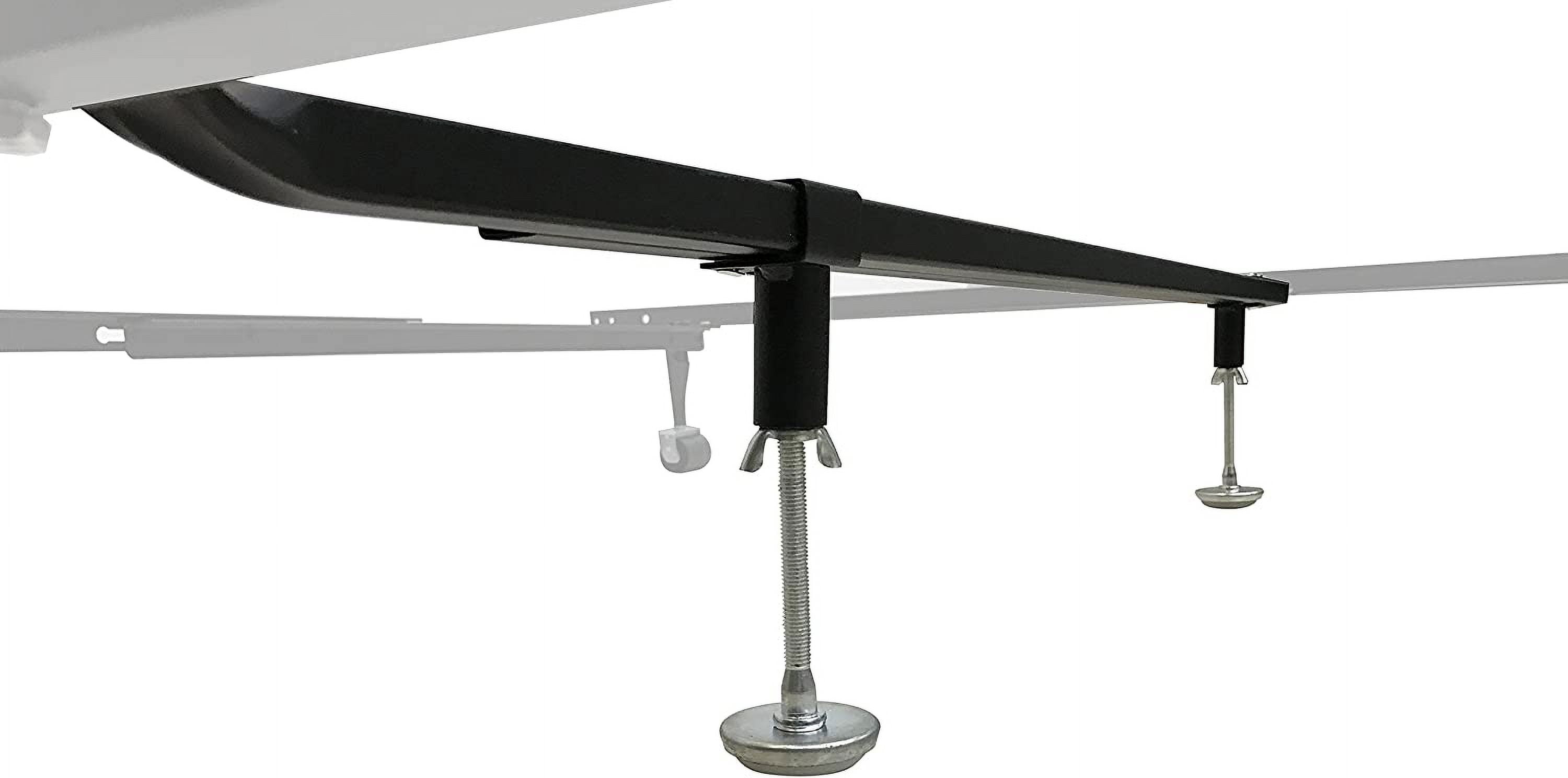Metal Adjustable Bed Frame Center Support Rail System - Twin/Full/Queen ...
