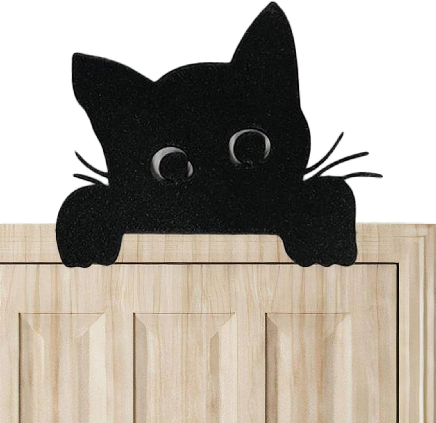 Metal Adorable Cat Door Topper, Cat Door Frame Corner Decor, Kitty ...
