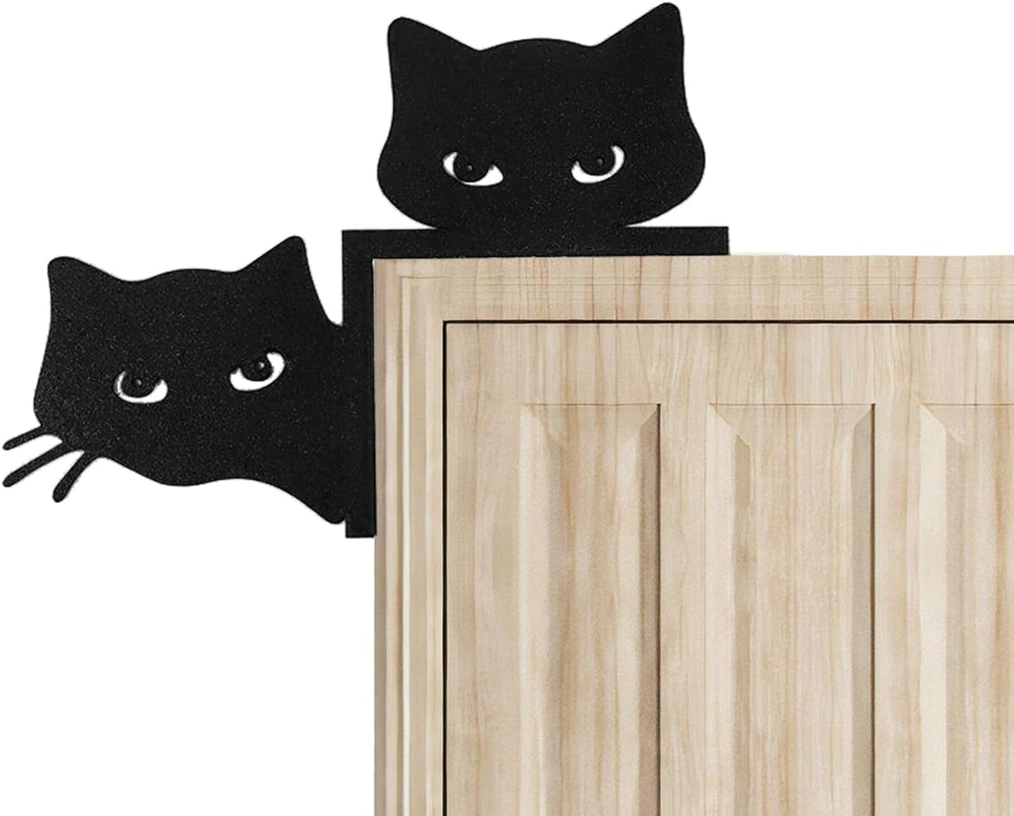 Metal Adorable Cat Door Topper, Cat Door Frame Corner Decor, Kitty ...