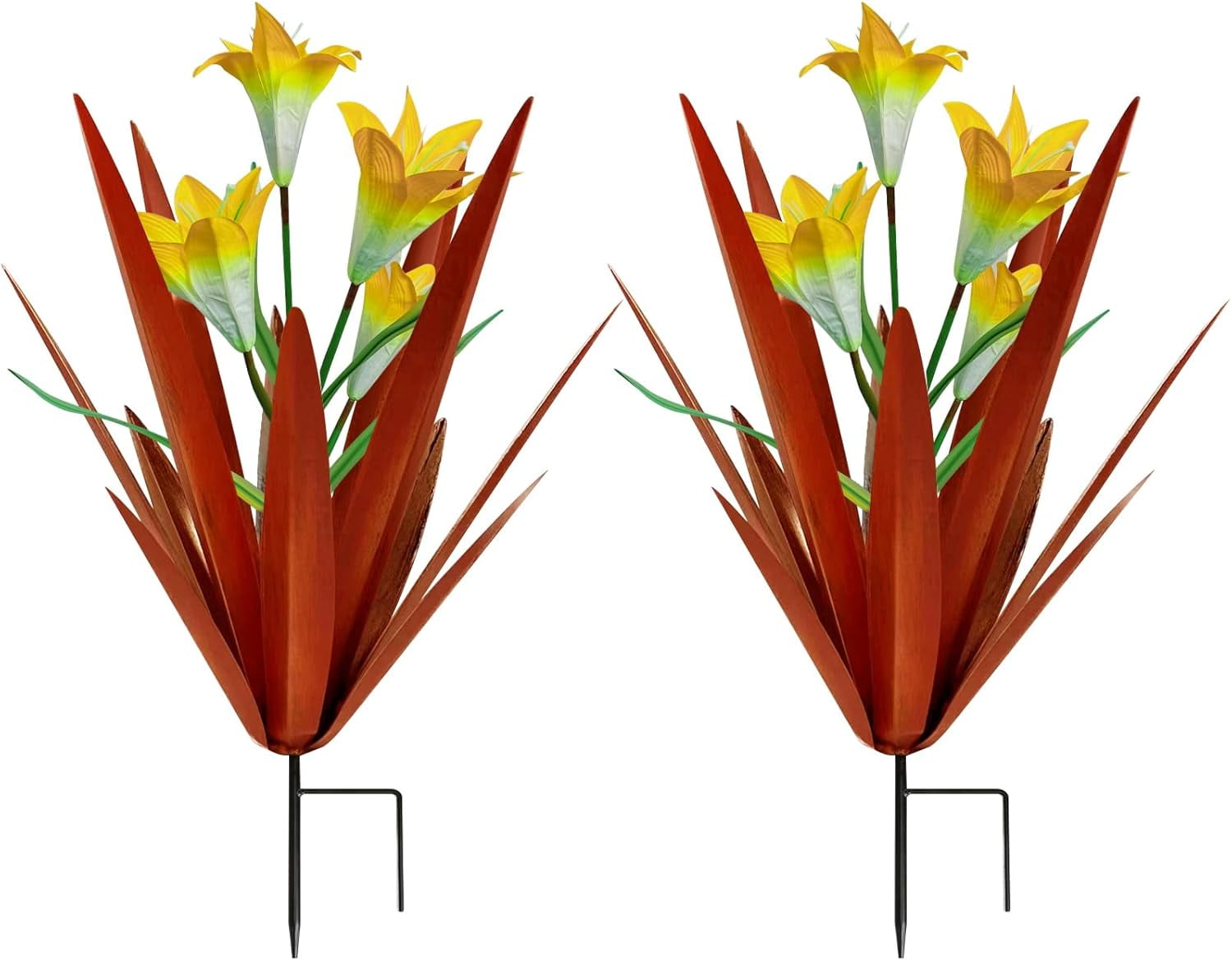 Metal Agave Plant Outdoor Decoration Outdoor Garden Decoration Lily ...