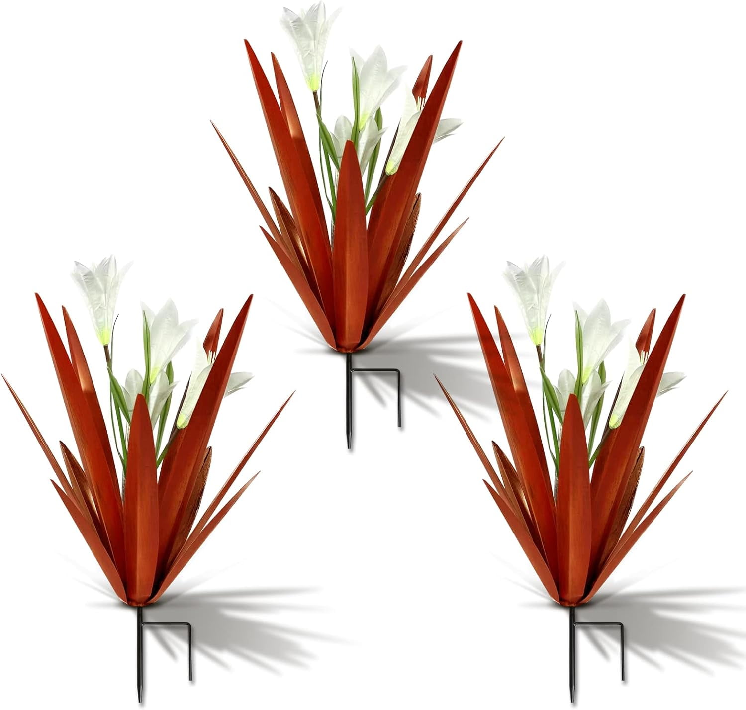 Metal Agave Plant Outdoor Decoration Outdoor Garden Decoration Lily ...