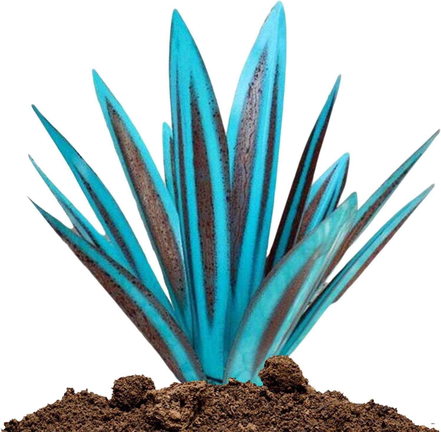 Metal Agave Yard Art, 21In Agave Metal Plants For Yard, Rustic ...