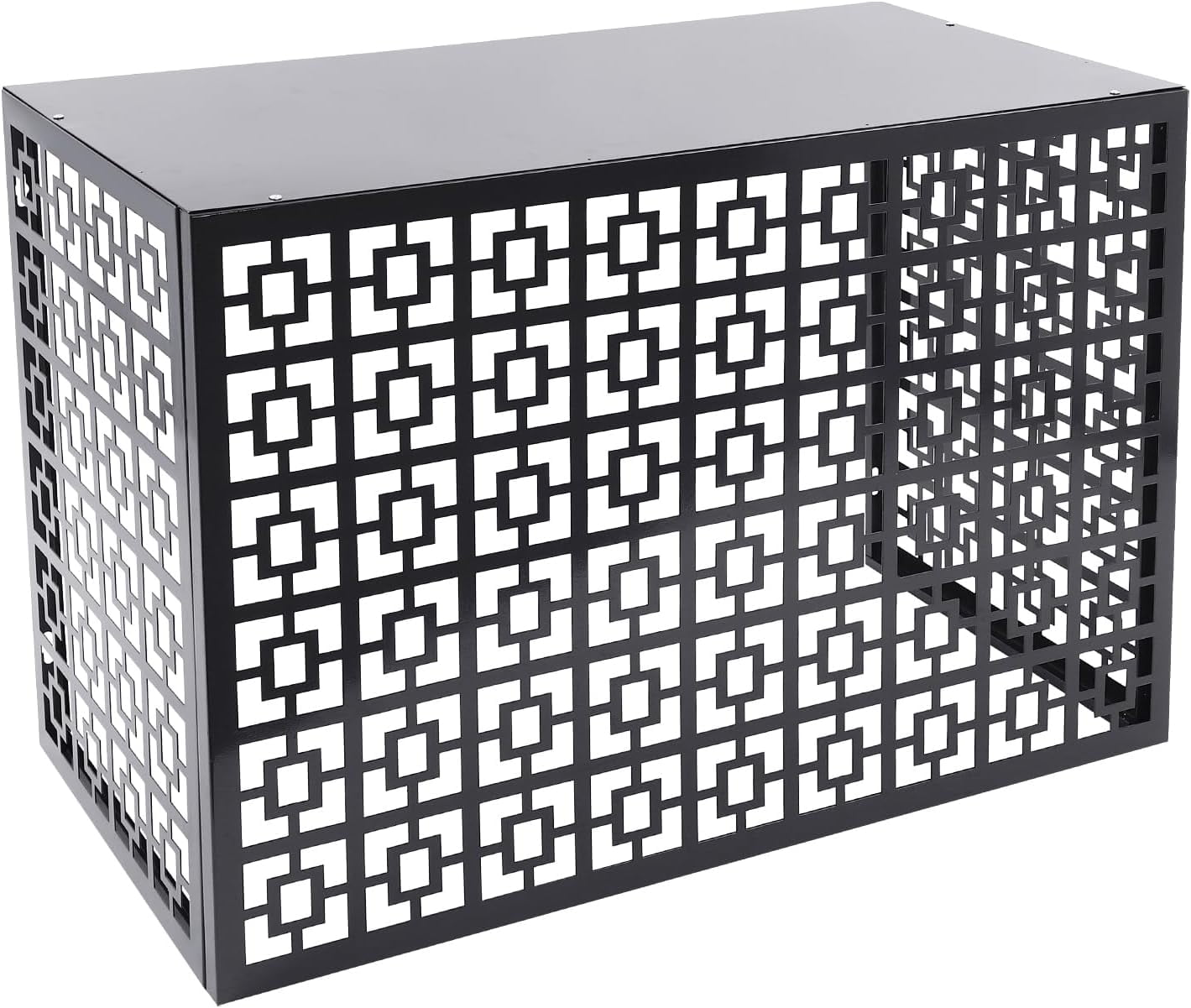 Metal Air Conditioner Fence Privacy Screen Pool Equipment Enclosure ...
