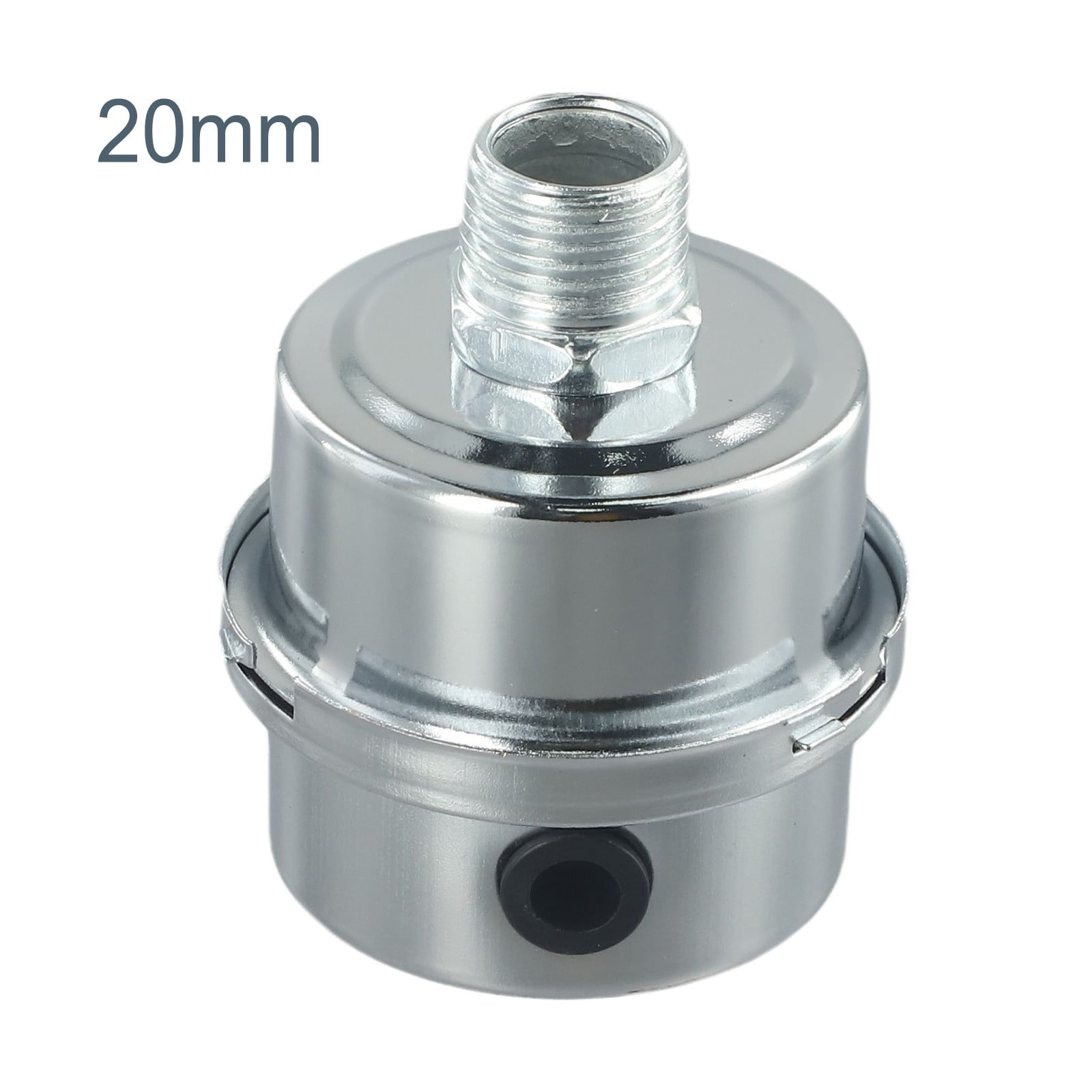Metal Air Filter Muffler for Oil-Free Air Compressor Pump 20mm Noise ...