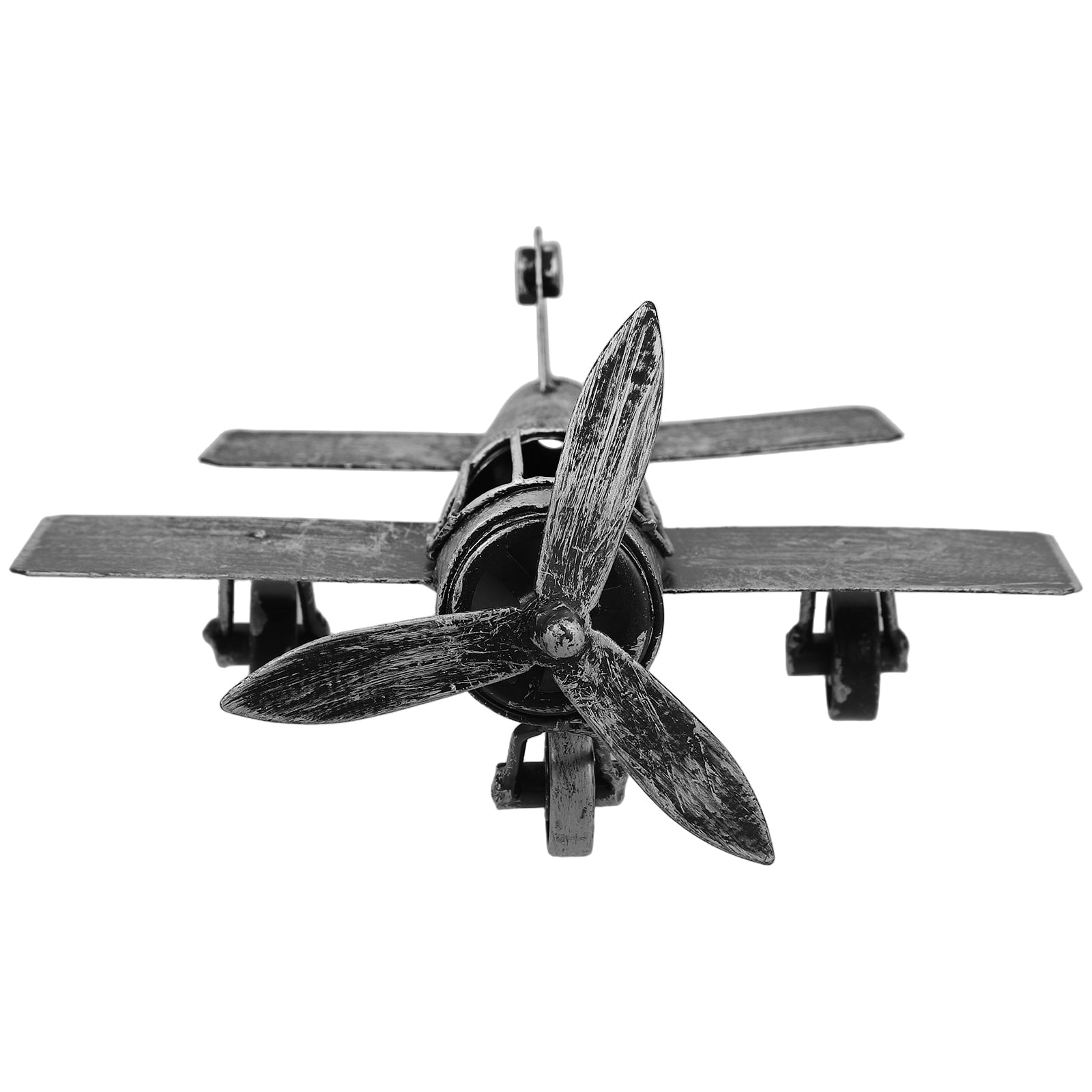Metal Airplane Ornament Model Airplane Stand Retro Aircraft Model ...
