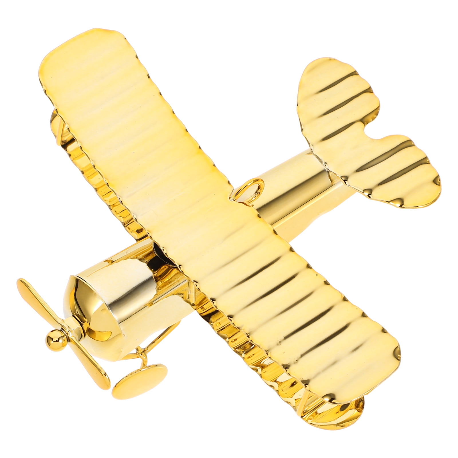 Metal Airplane Ornament Vintage Plane Decor Wrought Iron Aircraft ...