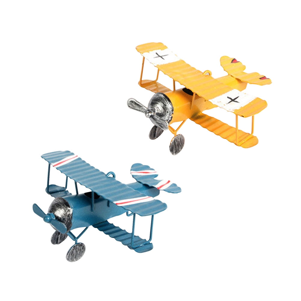 Metal Airplane Plane Retro Aircraft Iron Model Model Souvenir Decor ...