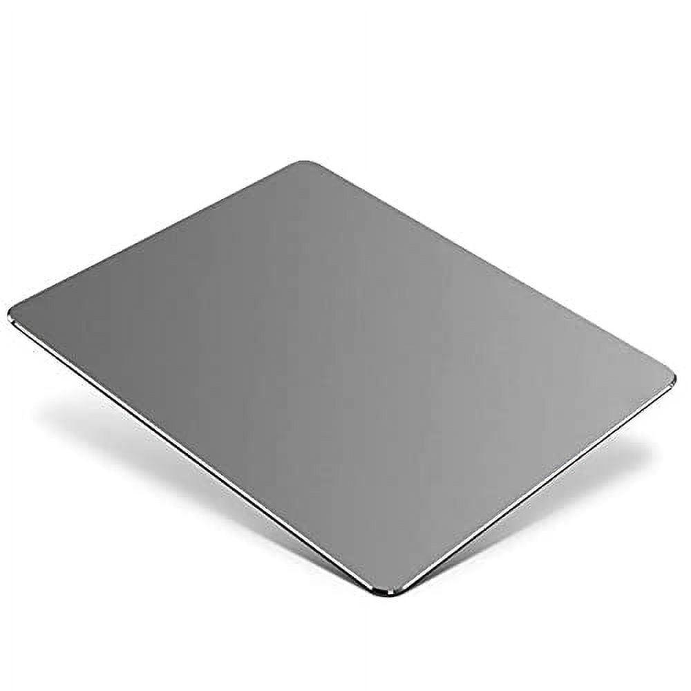 Metal Aluminum Mouse Pad, Office and Gaming Thin Hard Mouse Mat Double ...