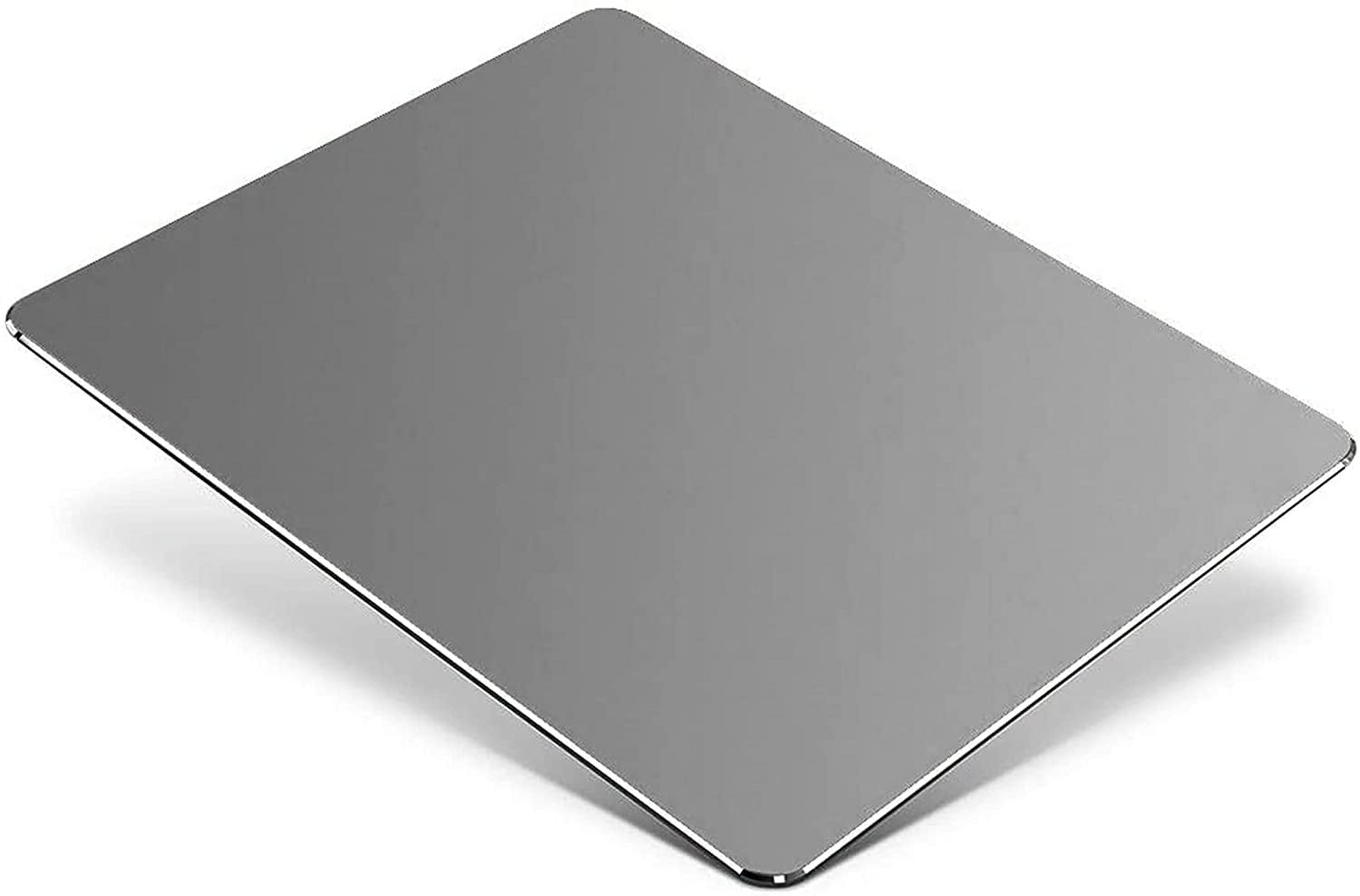 Metal Aluminum Mouse Pad, Office and Gaming Thin Hard Mouse Mat Double ...