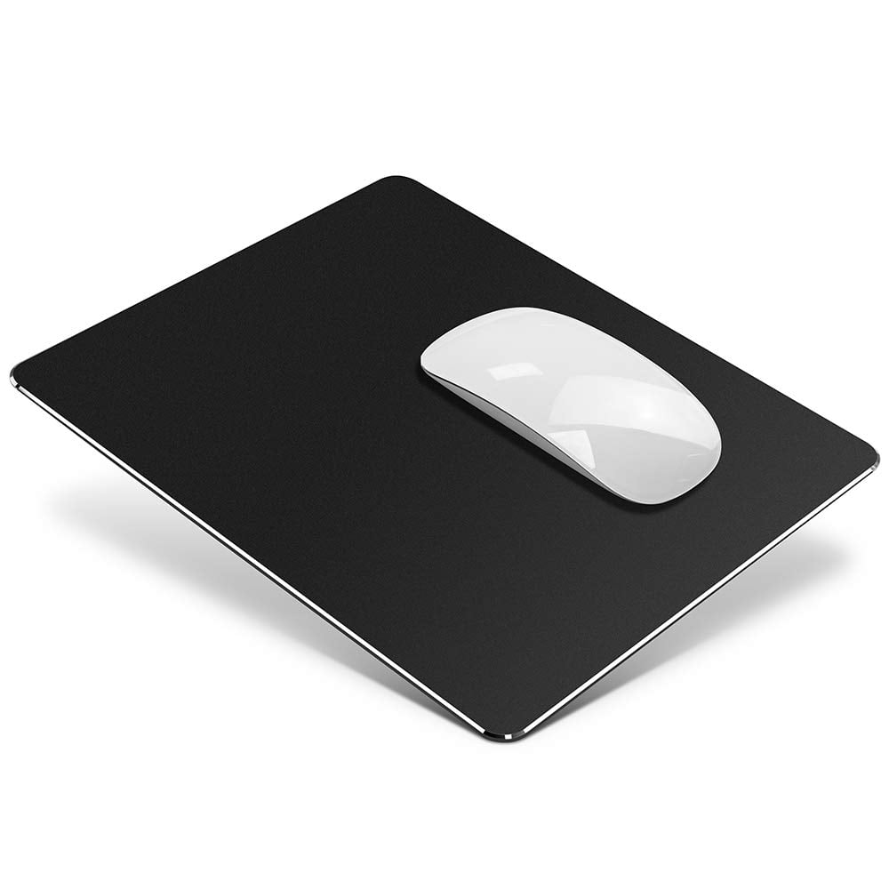Metal Aluminum Mouse Pad, Office and Gaming Thin Hard Mouse Mat Double ...