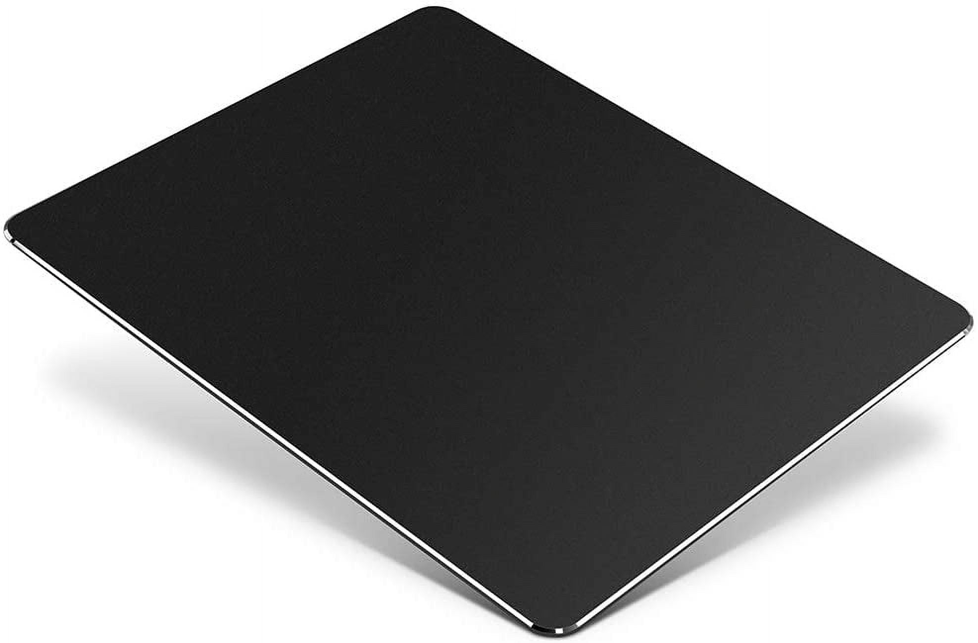 Metal Aluminum Mouse Pad, Office And Gaming Thin Hard Mouse Mat Double ...