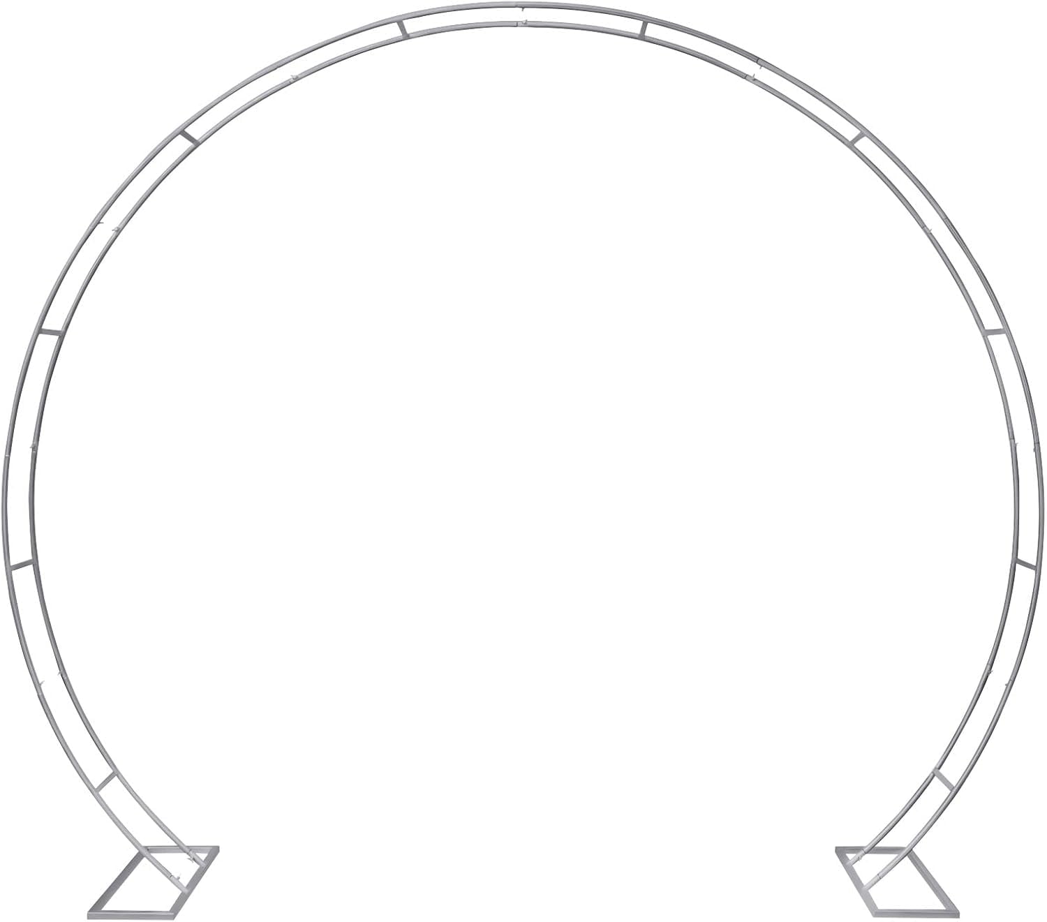 Metal Arbor Wedding Arch Round Backdrop Stand Circle Balloon Arch Frame ...