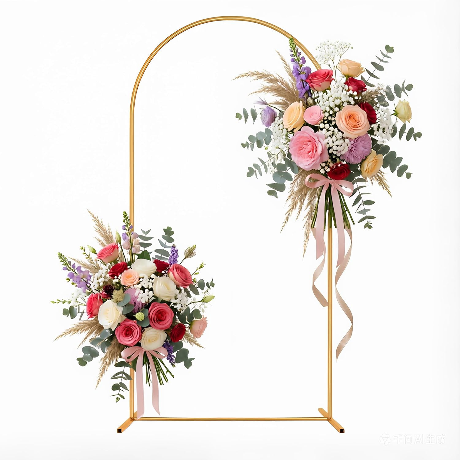 Metal Arch Backdrop Stand for Wedding, Parties, Birthday, Baby Shower ...