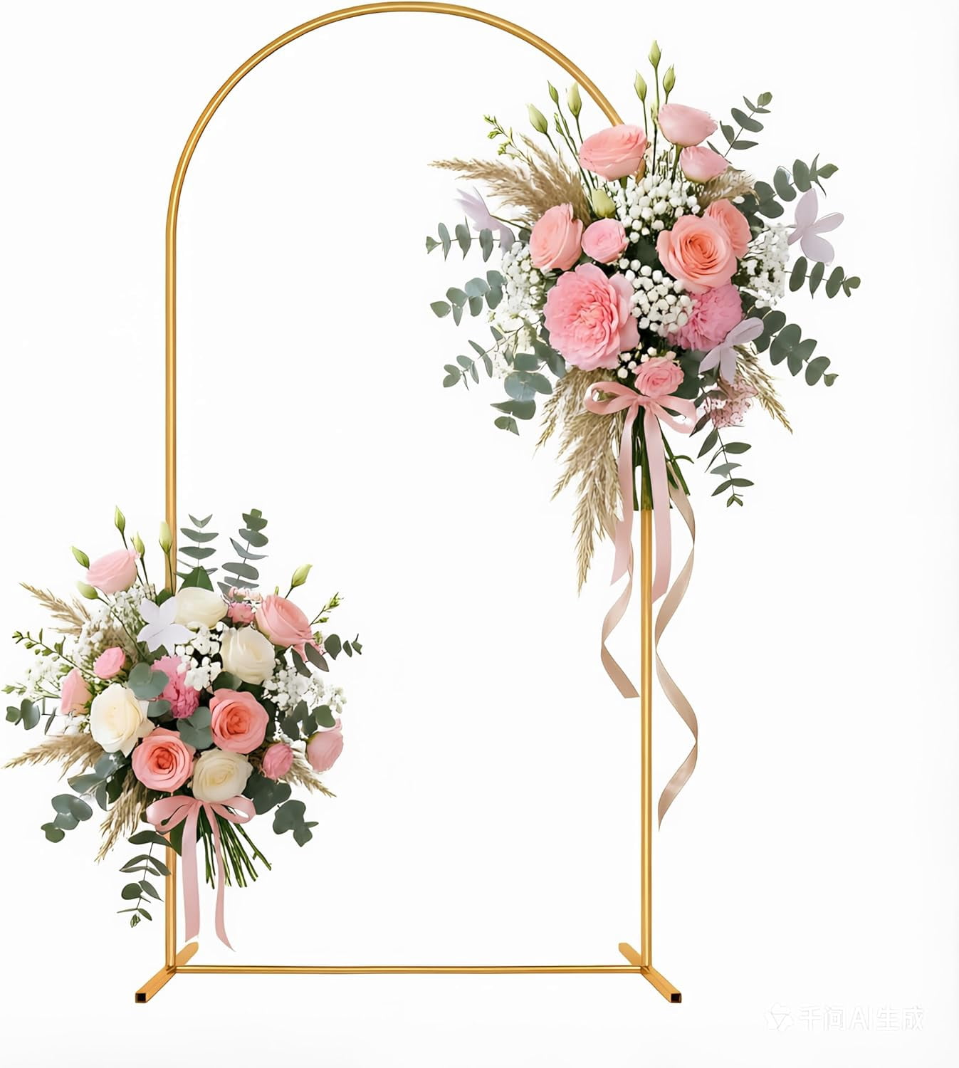 Metal Arch Backdrop Stand for Wedding, Parties, Birthday, Baby Shower ...