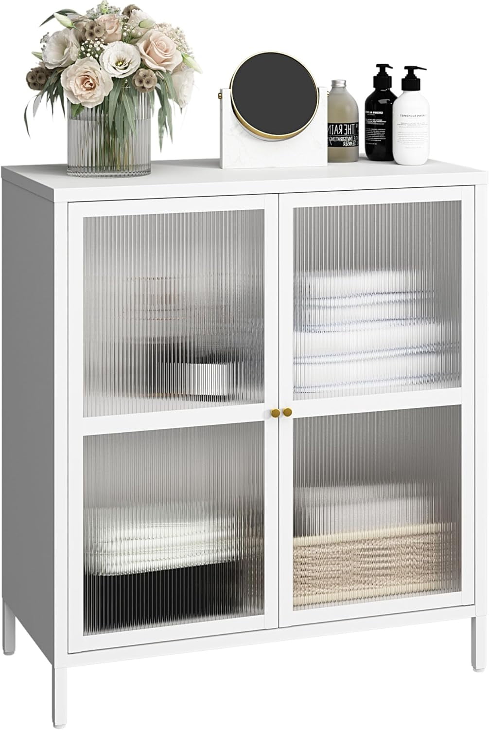 Metal Armoire Wardrobe Cabinet with Hanging Rod and 1 Shelves Steel ...