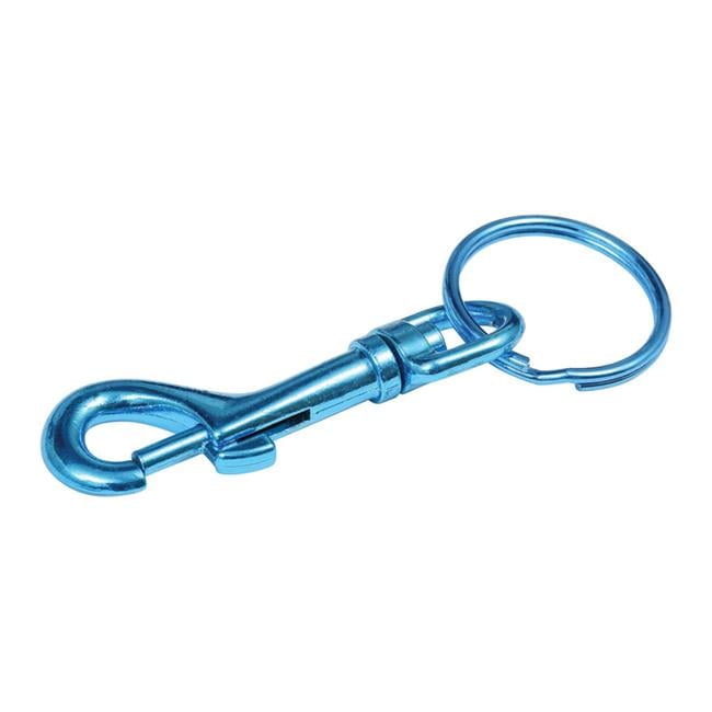 Metal Assorted Color Snap Hook Key Ring - Pack of 30 - Walmart.com