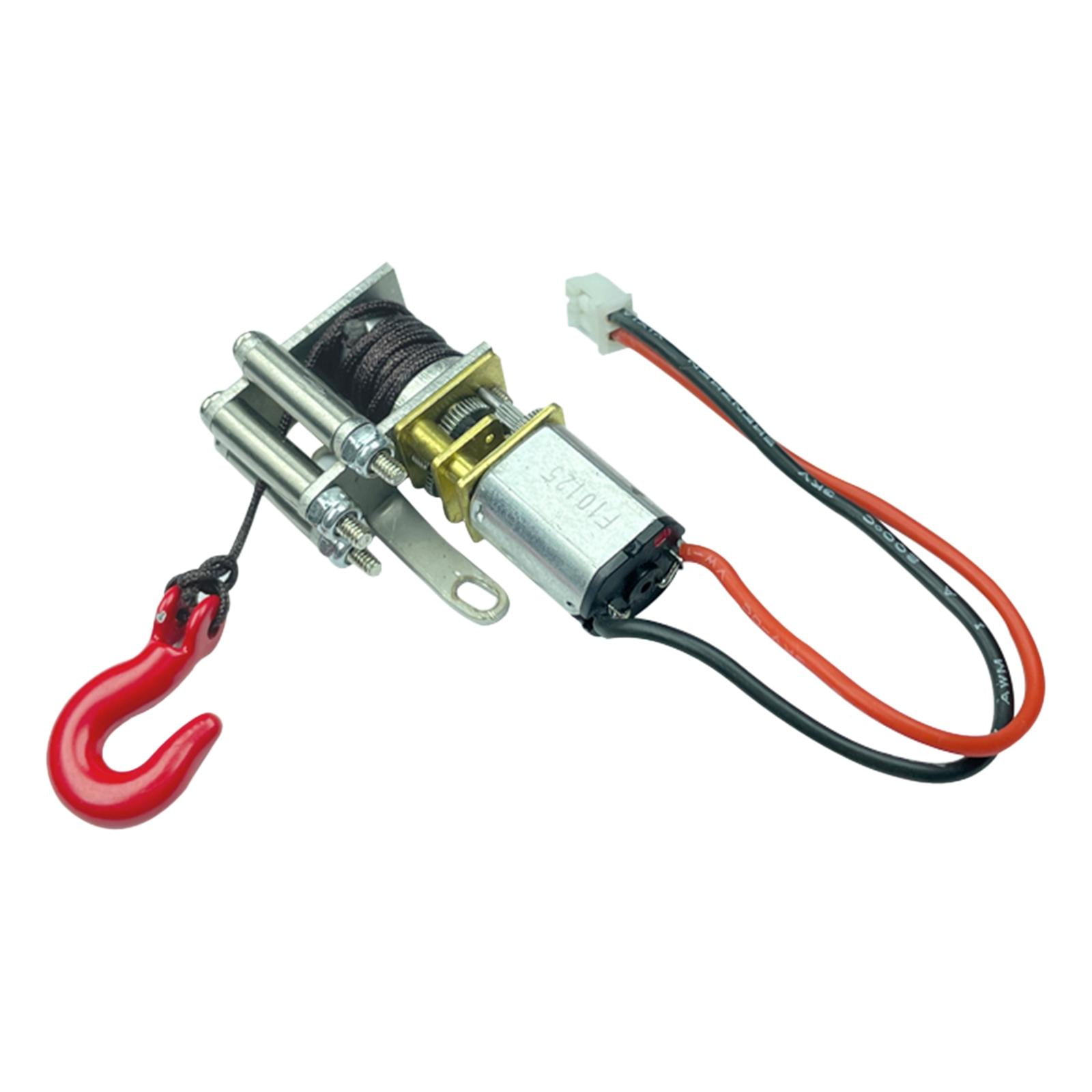 Metal Automatic Winch with Motor Upgrade for 1:12 Scale Crawler DIY ...