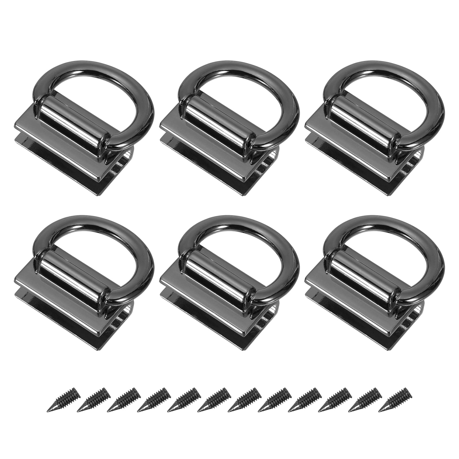 Metal Bag Connector with D Ring, 6Pack 28mm Purse Bridge Hanger Buckle ...