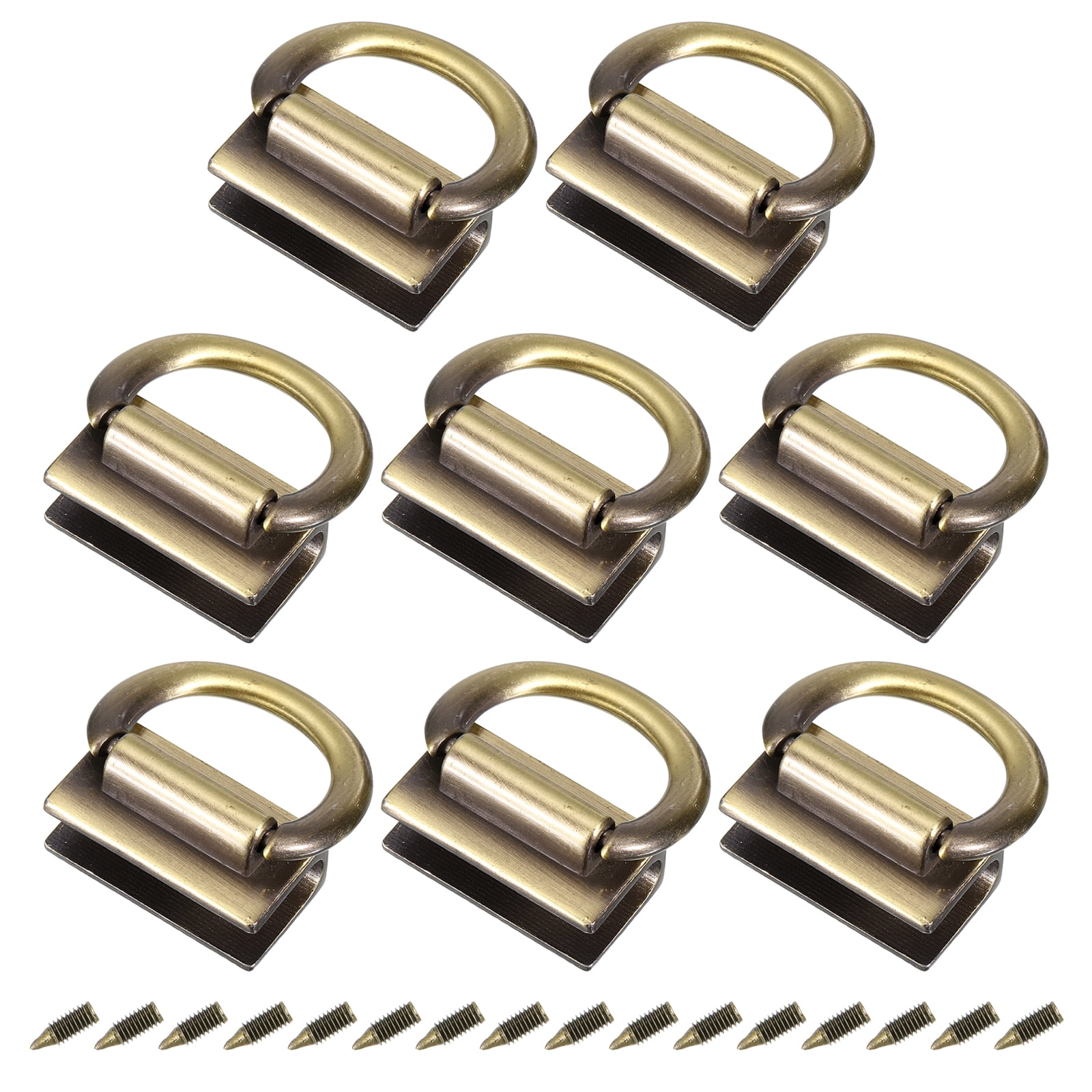 Metal Bag Connector with D Ring, 8Pack 28mm Purse Bridge Hanger Buckle ...