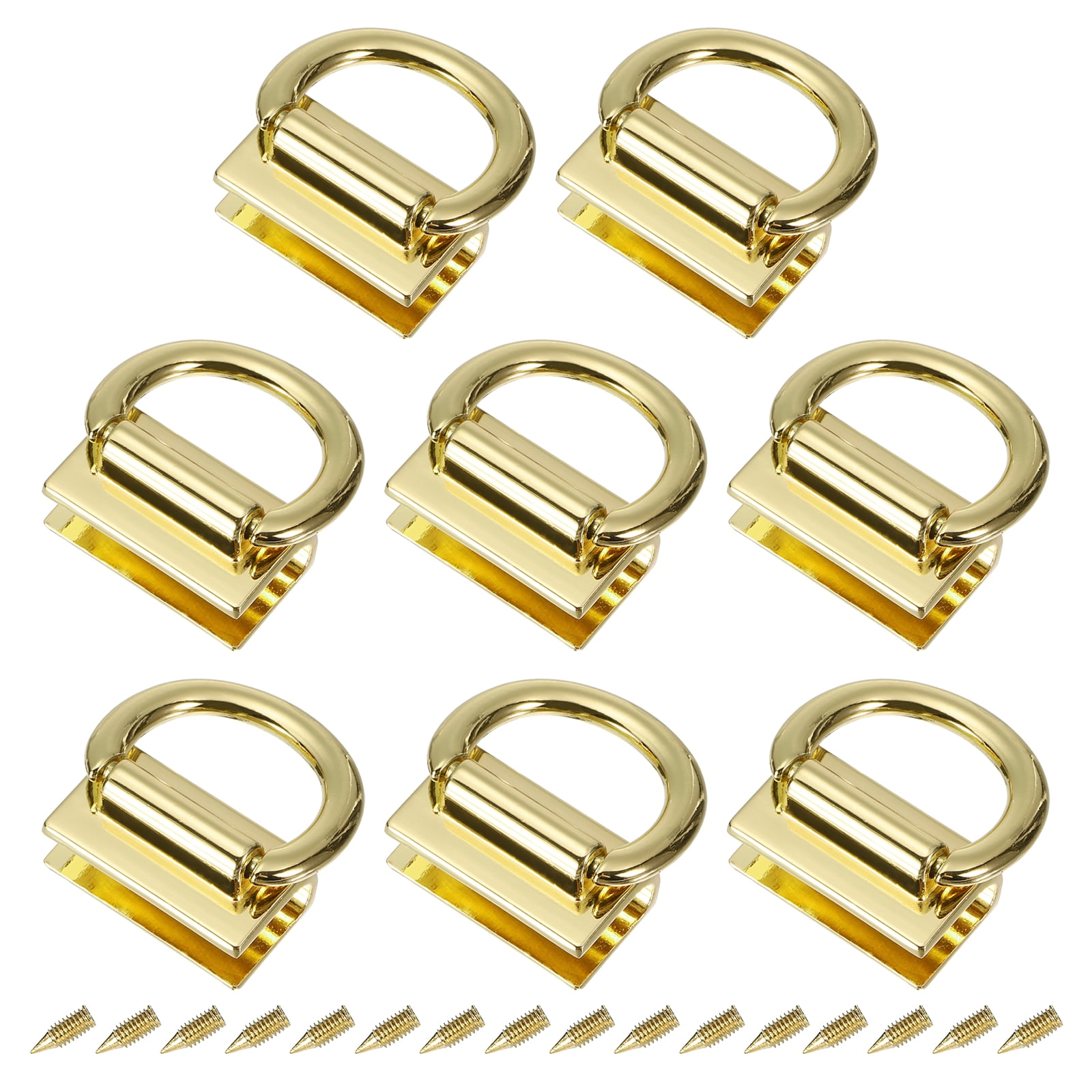 Metal Bag Connector with D Ring, 8Pack 28mm Purse Bridge Hanger Buckle ...