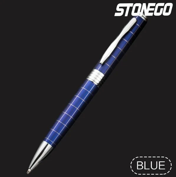 Metal Ballpoint Pen, Medium Point 1mm Smooth Writing Premium Plating ...