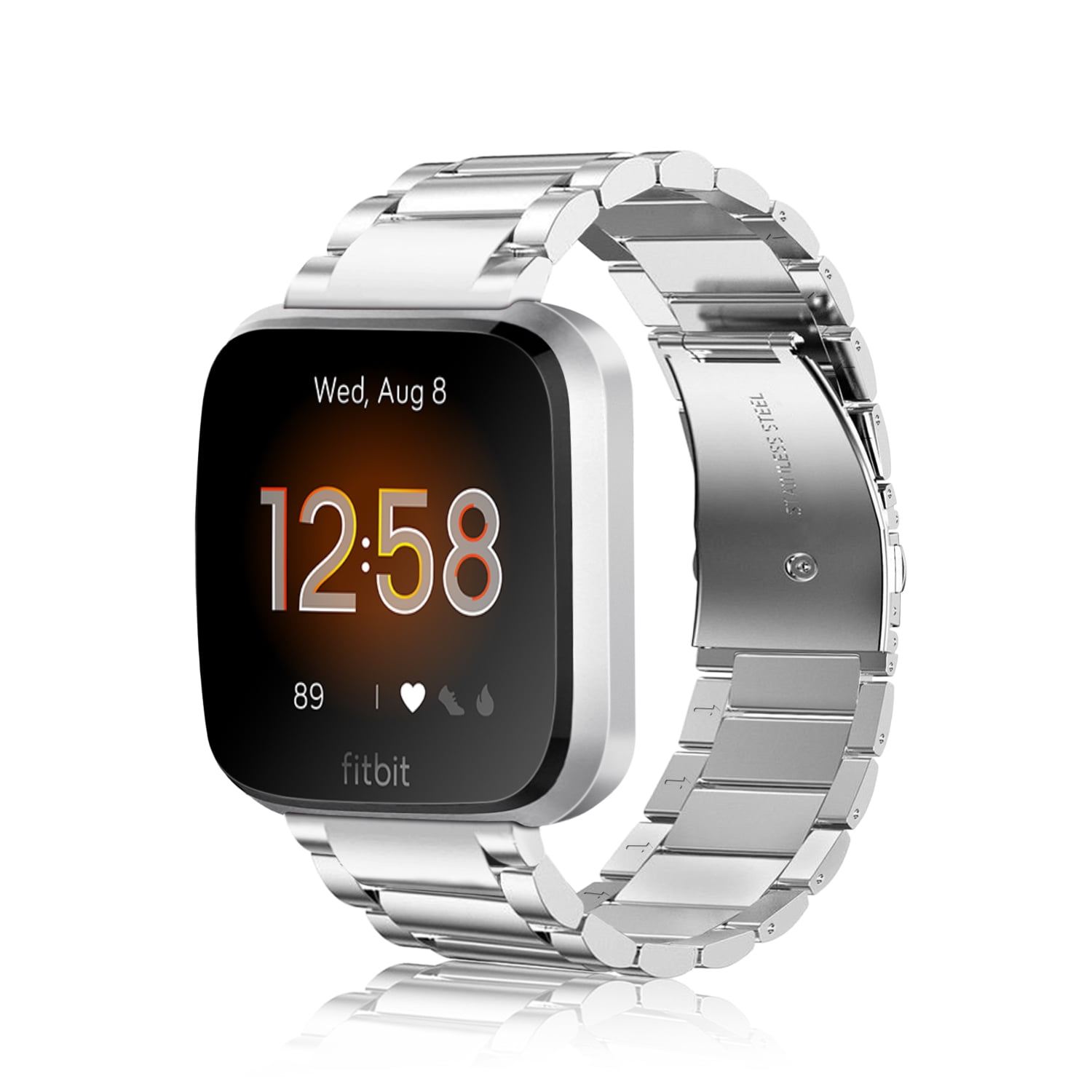 Metal Band Compatible with Fitbit Versa 2, Versa, Versa Lite Edition ...