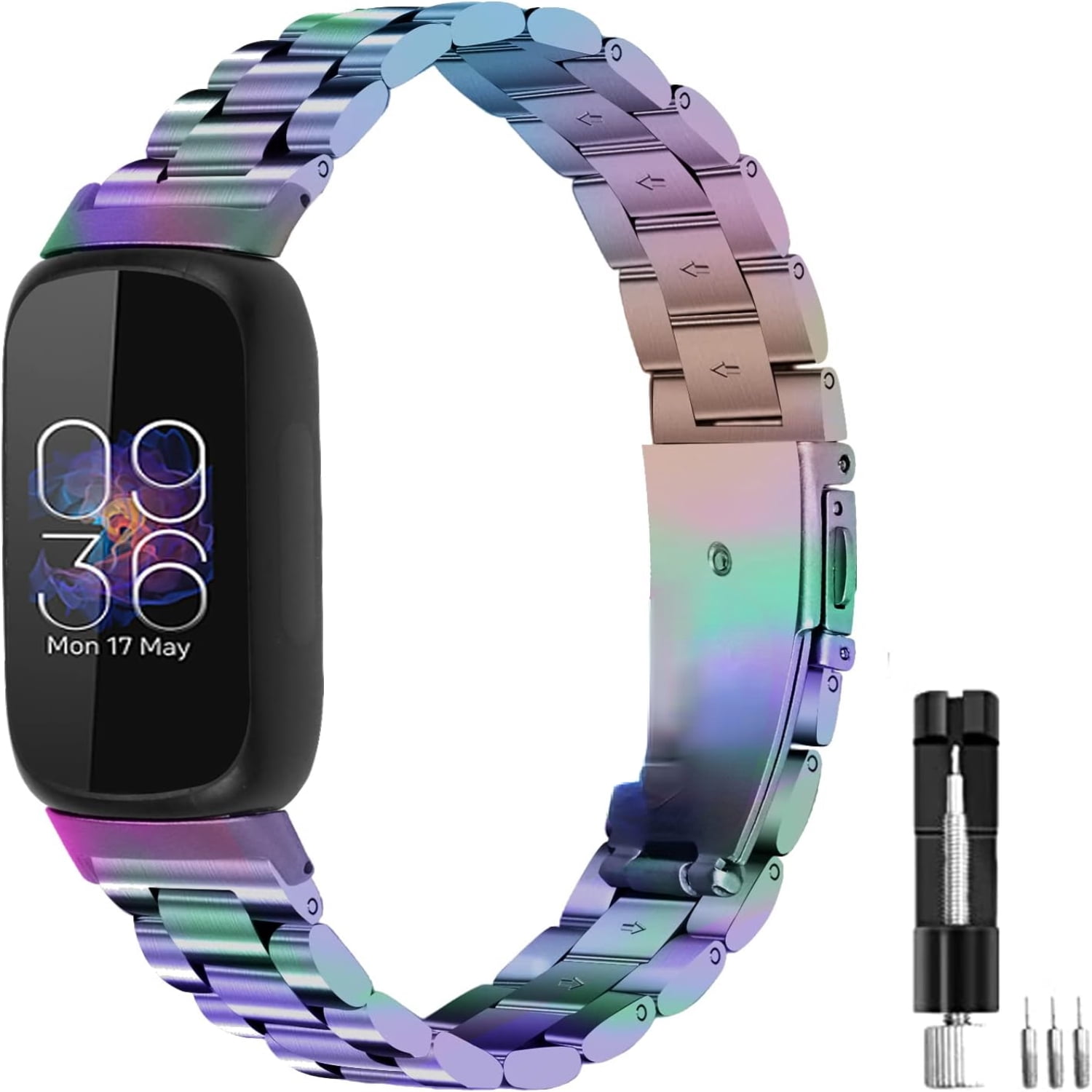 Metal Bands Compatible for Inspire 3 for Women & Men Solid Stainless ...