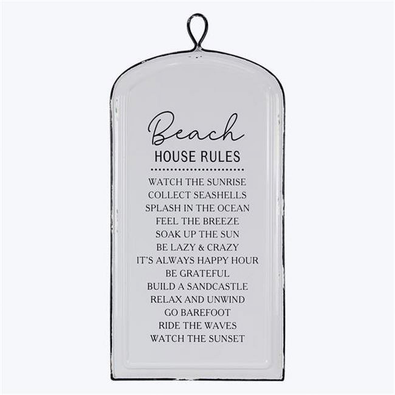 Metal Beach House Rules Wall Sign - Walmart.com