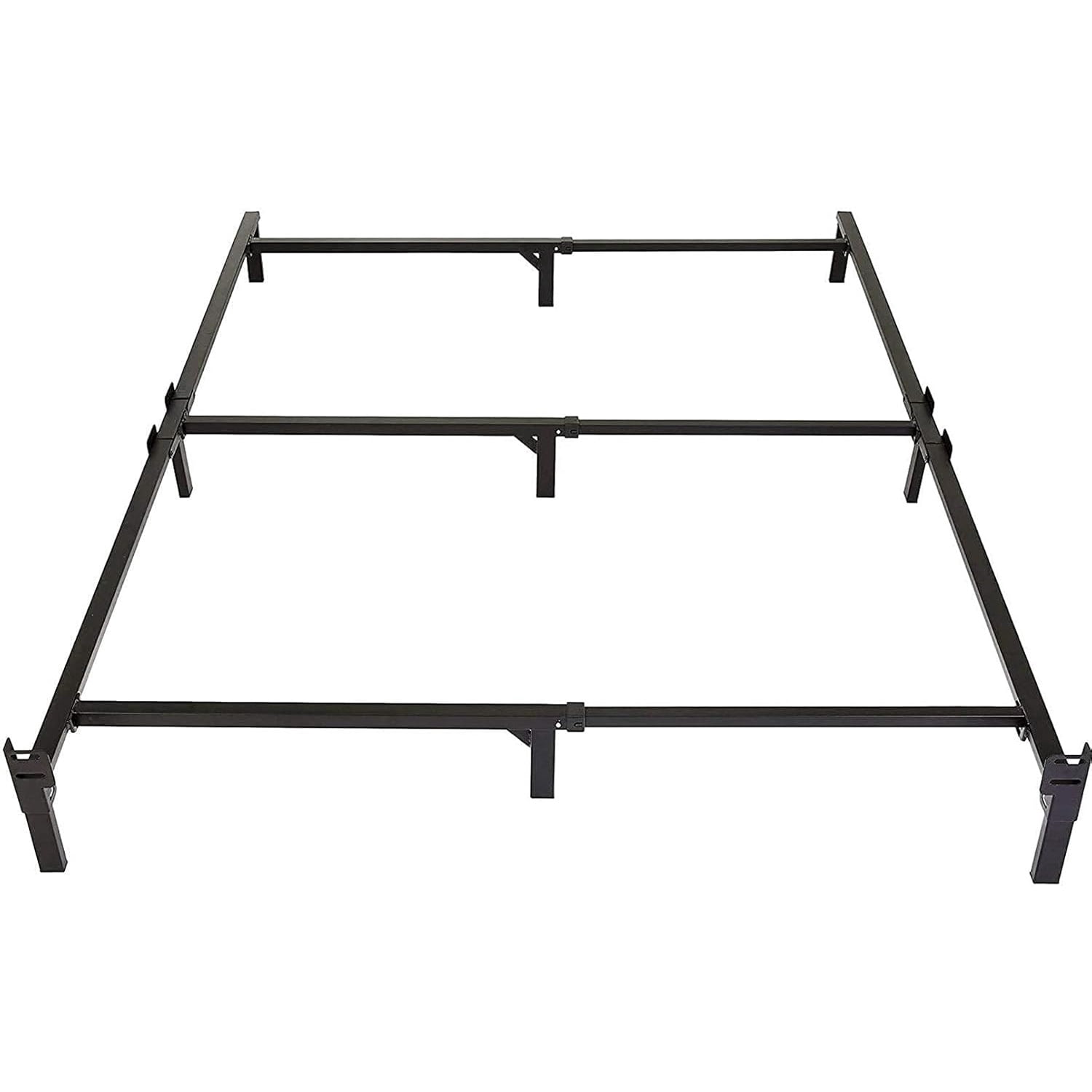 Metal Bed Frame(Box Spring Required), 9-Leg Base for Box Spring and ...