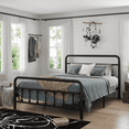 Metal Bed Frame,Full Size Bed Frame with Headboard,Structurally Stable ...